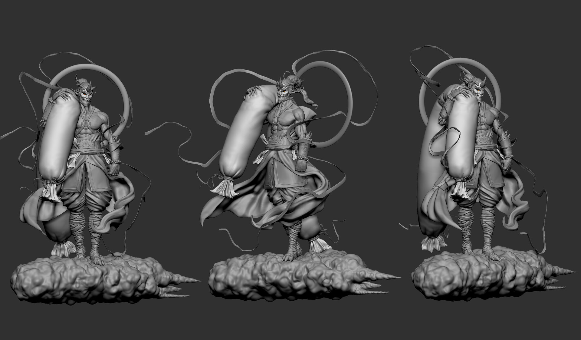 ArtStation - Fujin God Of Wind