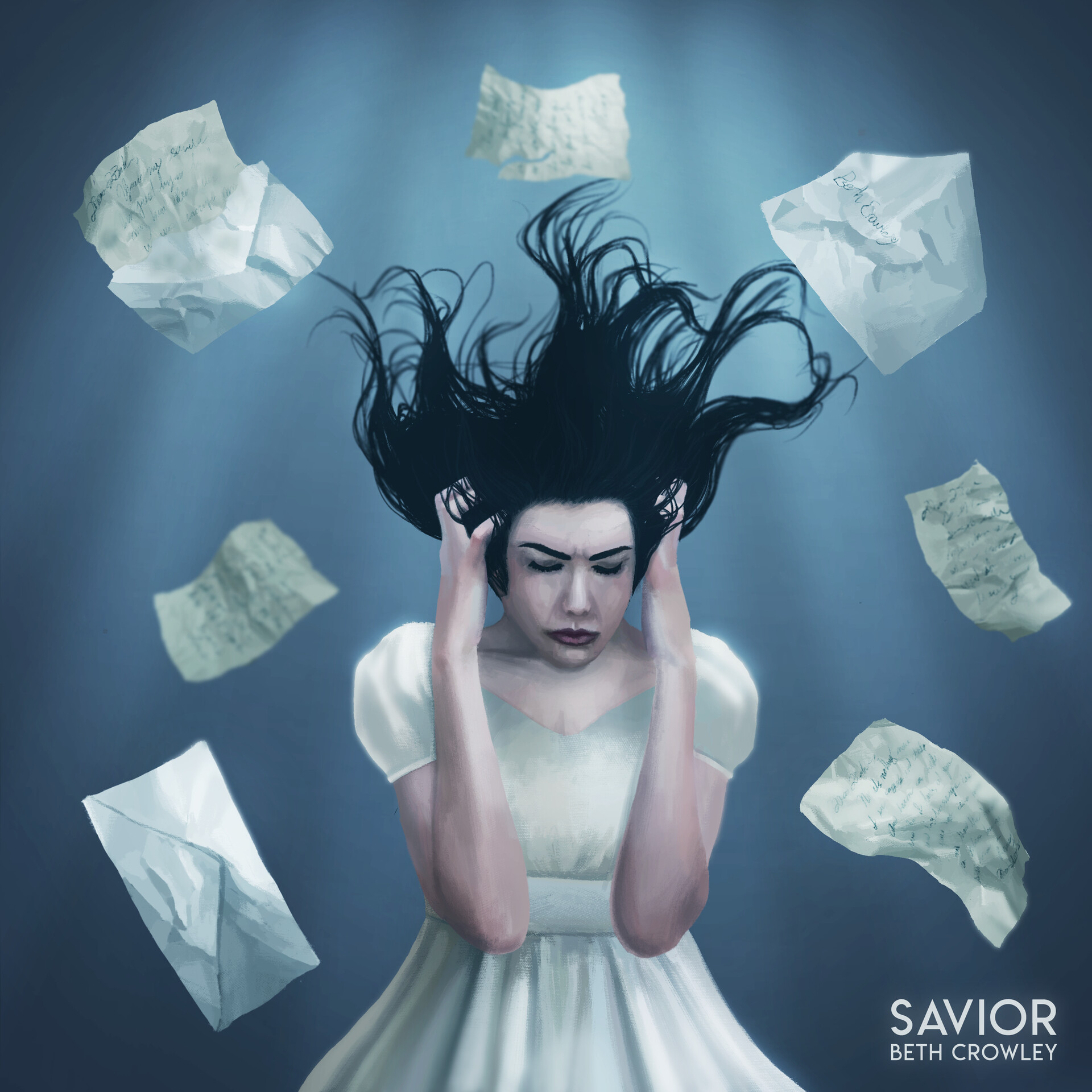 ArtStation - Beth Crowley - Savior Album Cover