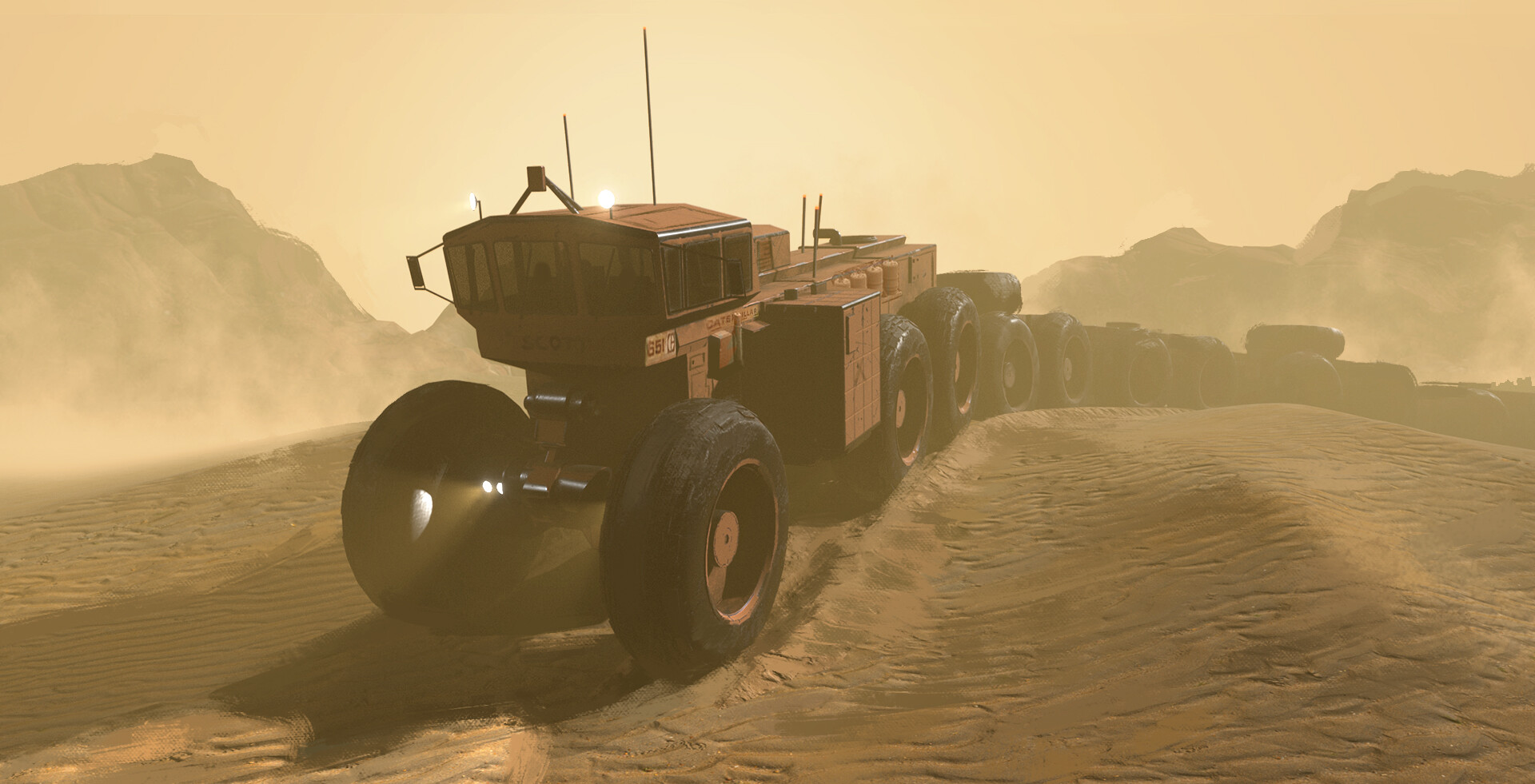 ArtStation - Overland Train