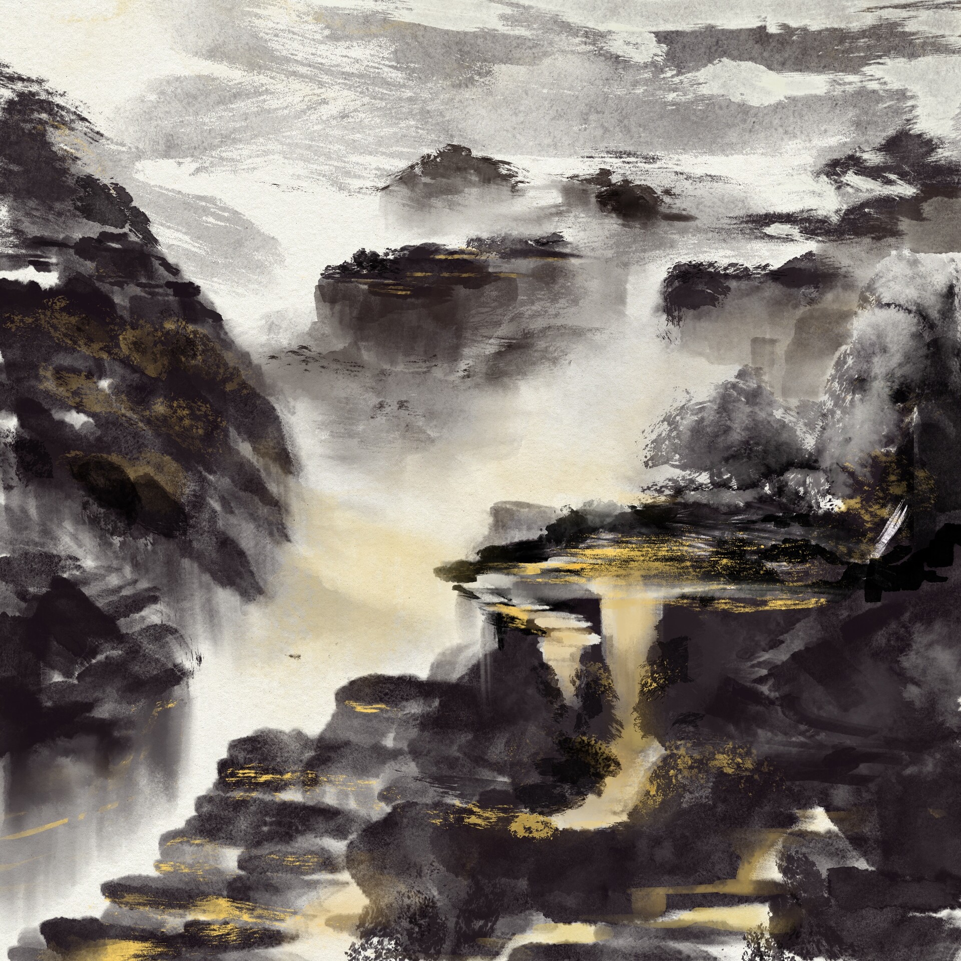 ArtStation - Fantasy Mountain Ranges