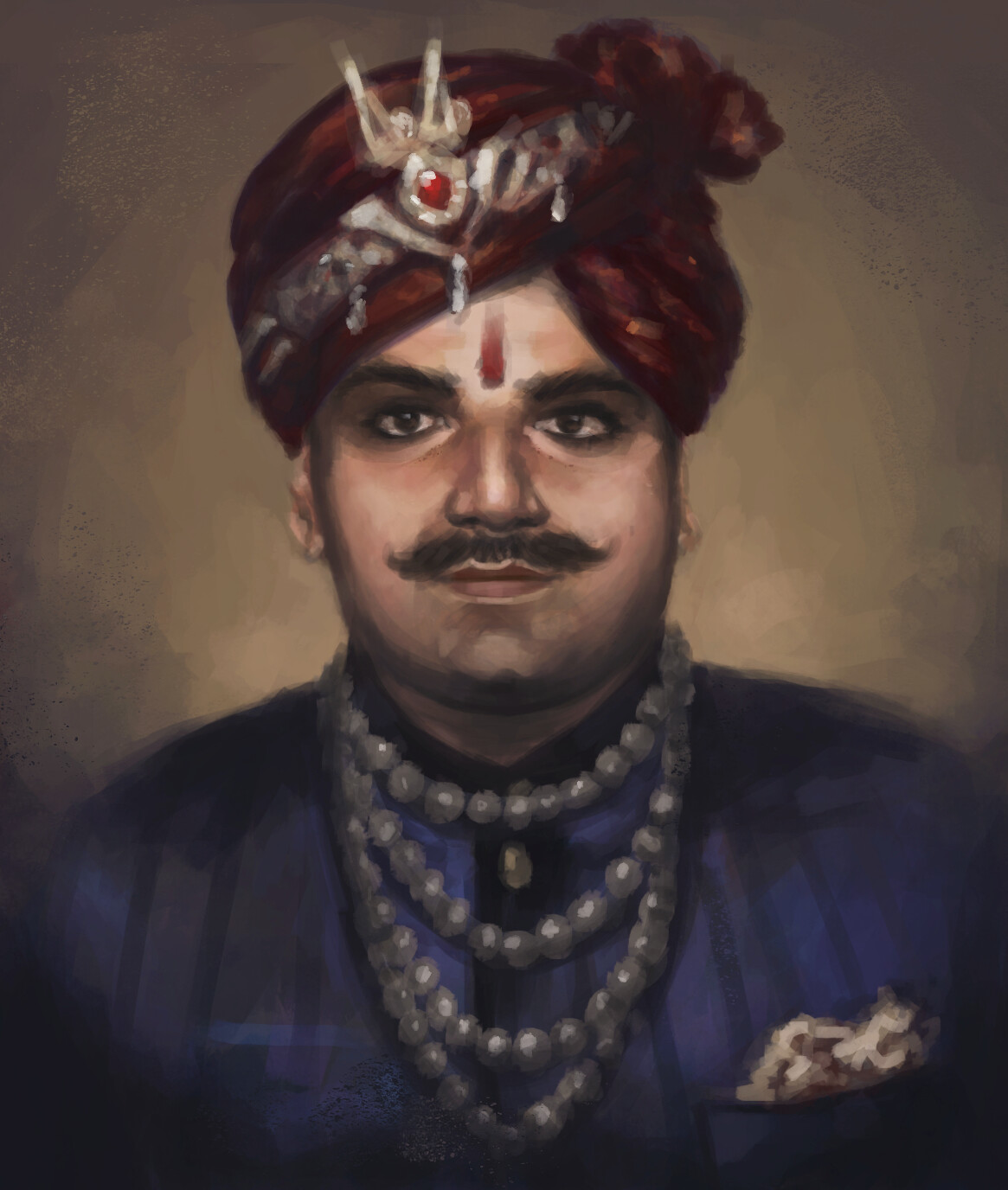 ArtStation - Our great martyr, Maharaja Hanwant Singh