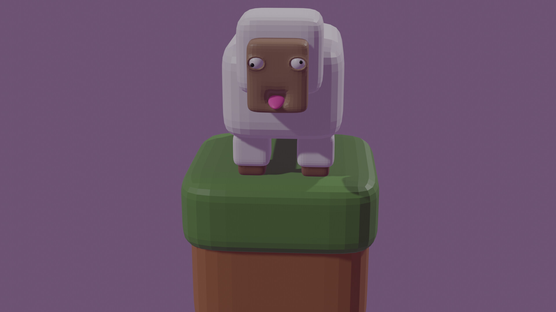 ArtStation - Remade low poly sheep