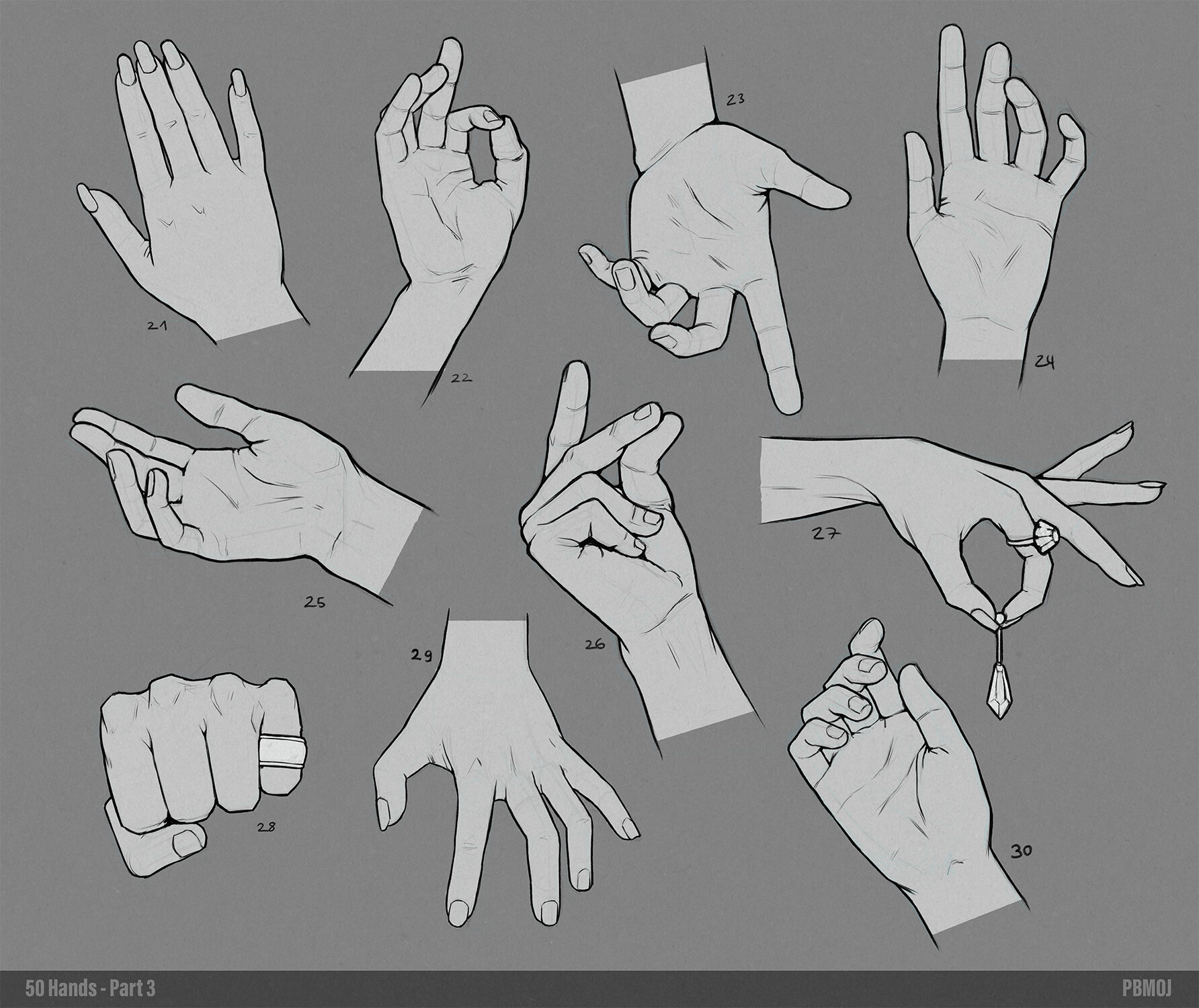 how to draw a hand challenge