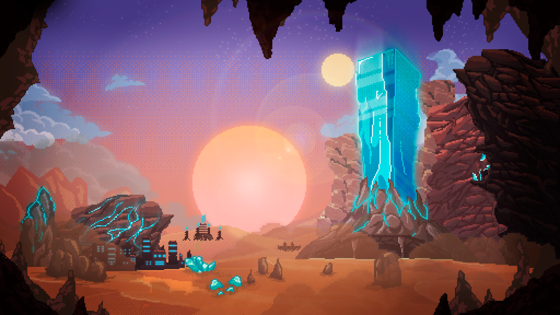 ArtStation - Sheroma: The desert pixel art planet