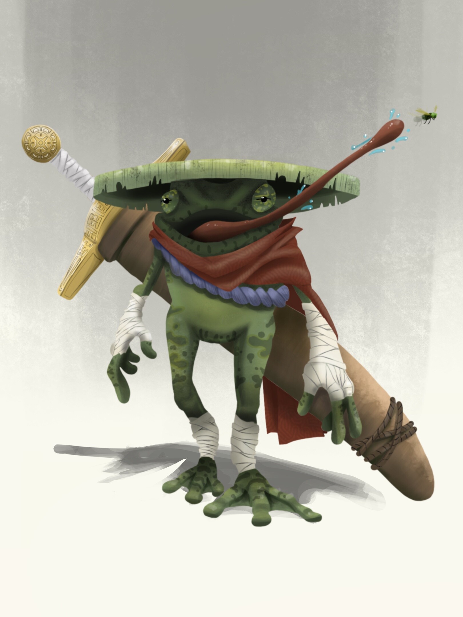 ArtStation - Sapo guerreiro