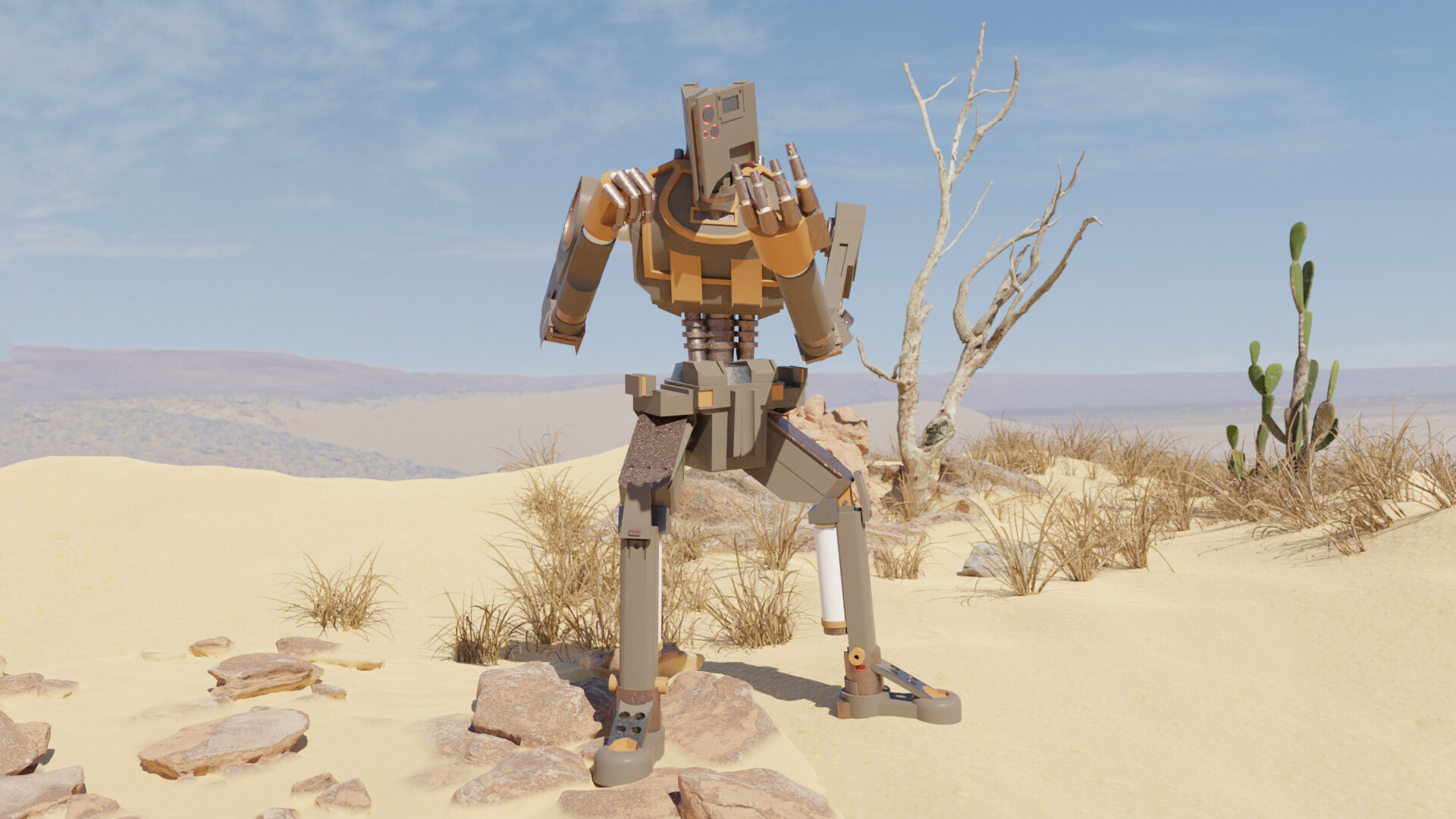 ArtStation - Fighting Bot