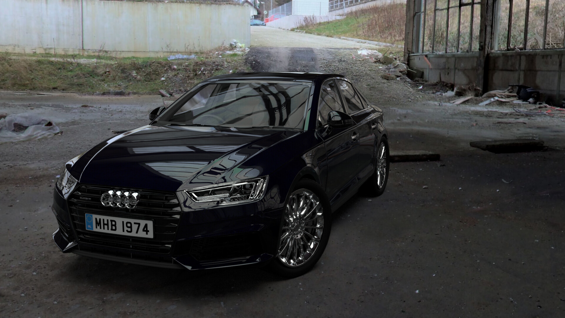 ArtStation - 2016 Audi A4, Old Industrial Hall, V-Ray