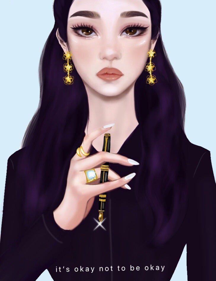 ArtStation - Ko Mun-Yeong from Psycho but it’s okay