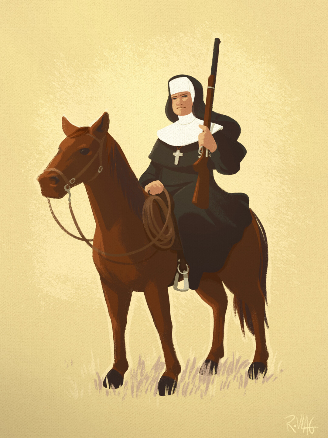 ArtStation - Cow Nun