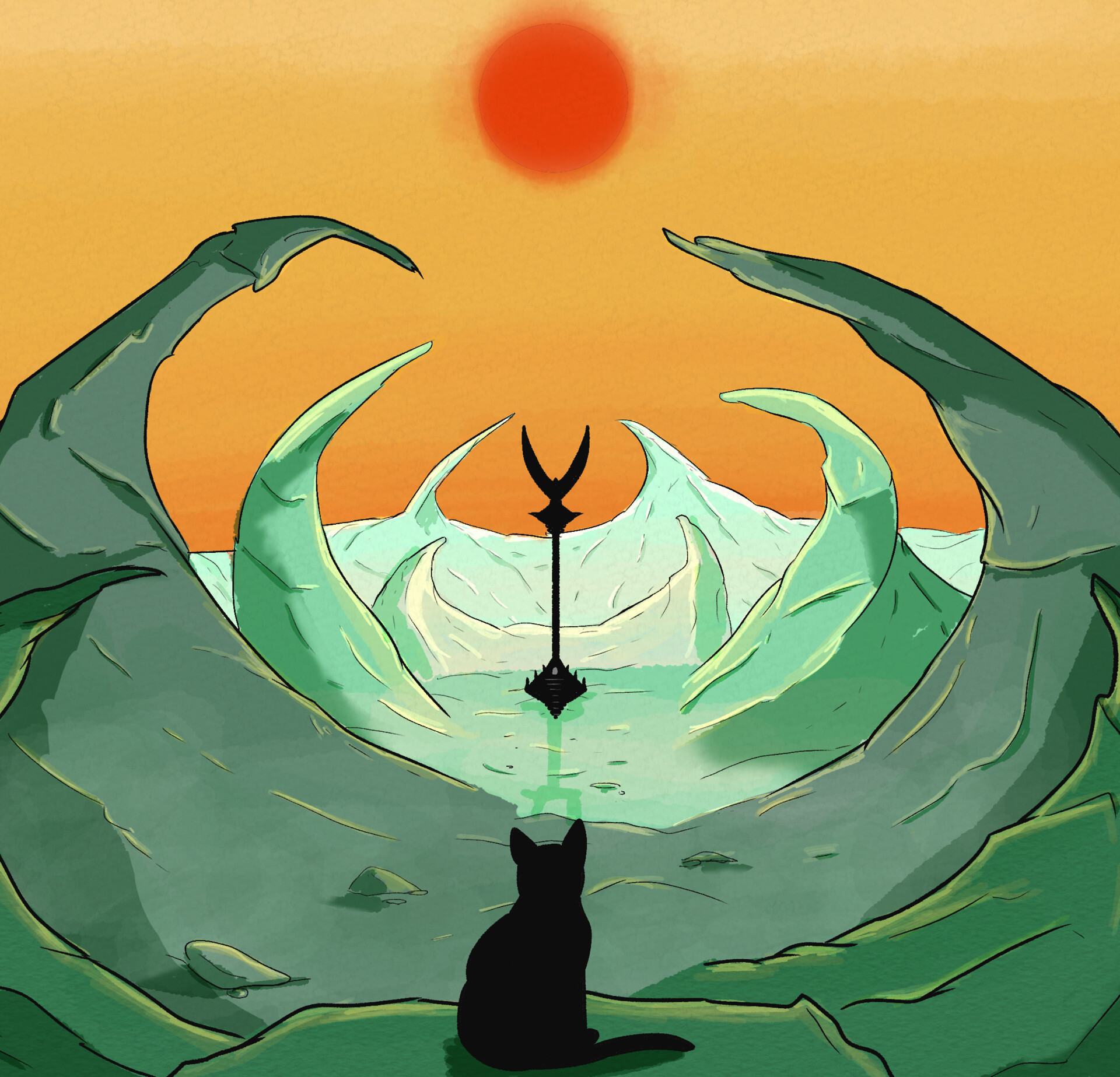 ArtStation - Bask onto the Tower