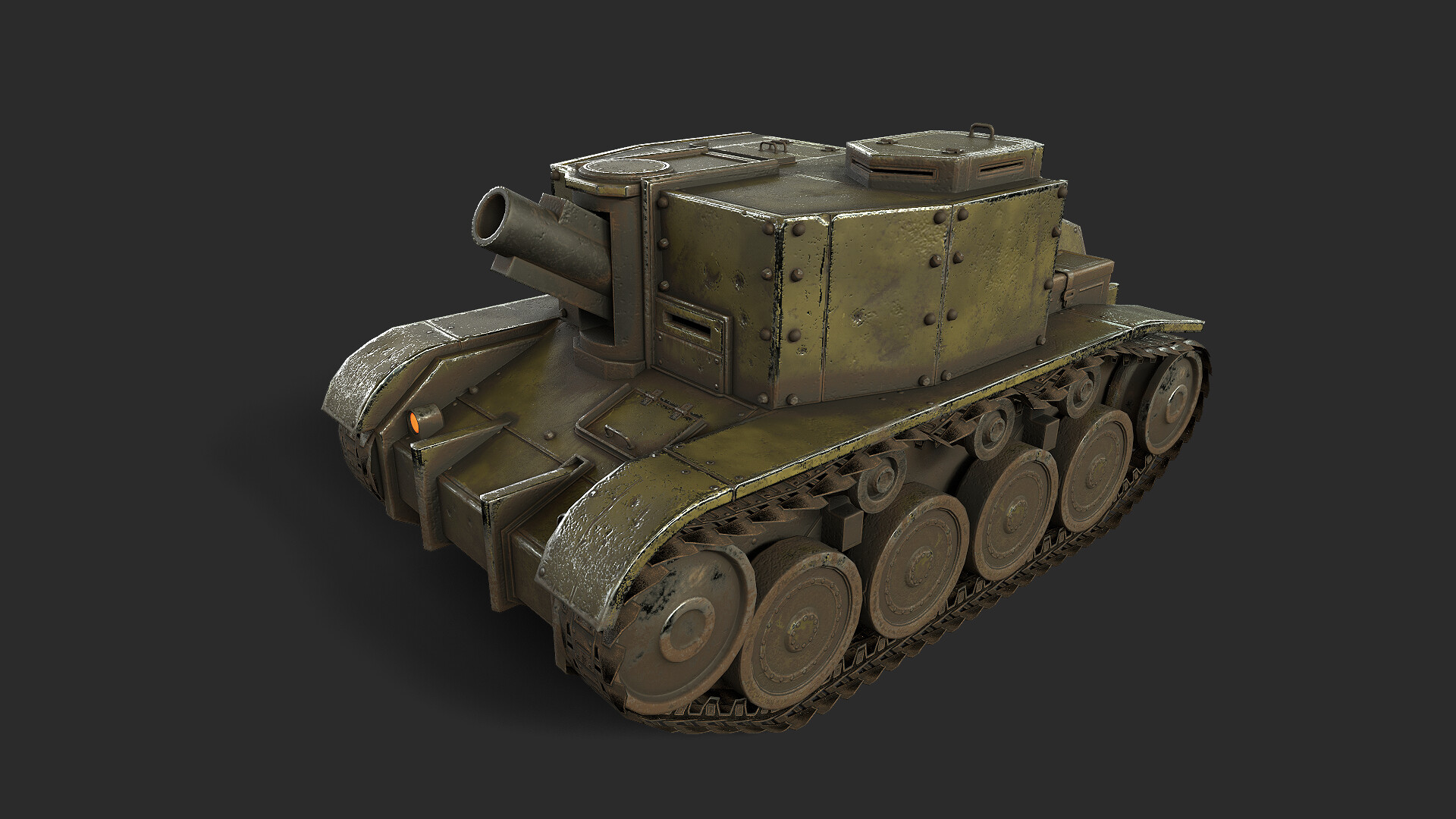 Adam Garib - Foxhole - Colonial HC-7 Ballista Mortar Tank