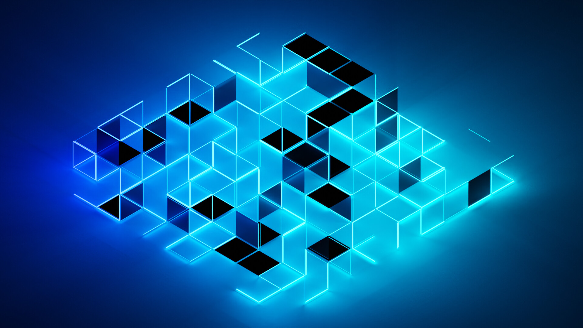 ArtStation - Neon Cubes