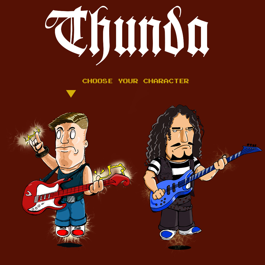 ArtStation - Thunda - Press Start