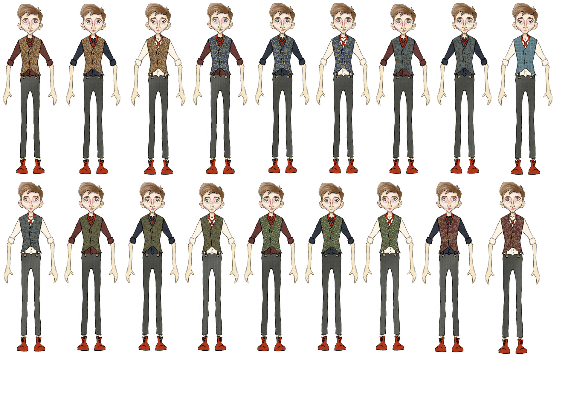 Emily Bond - Stopmotion puppet costume design