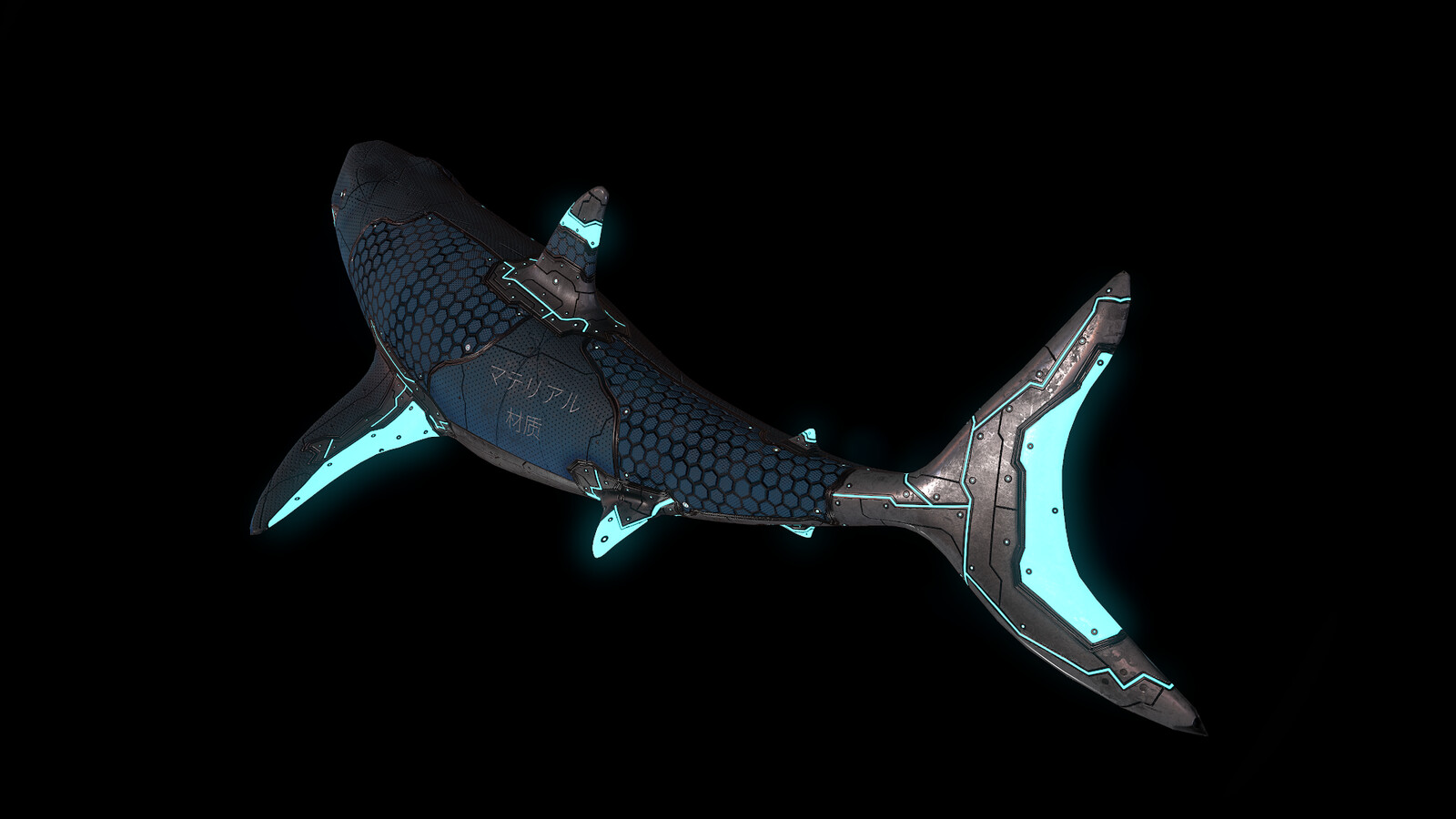 Quentin - Neon-Mecha Shark