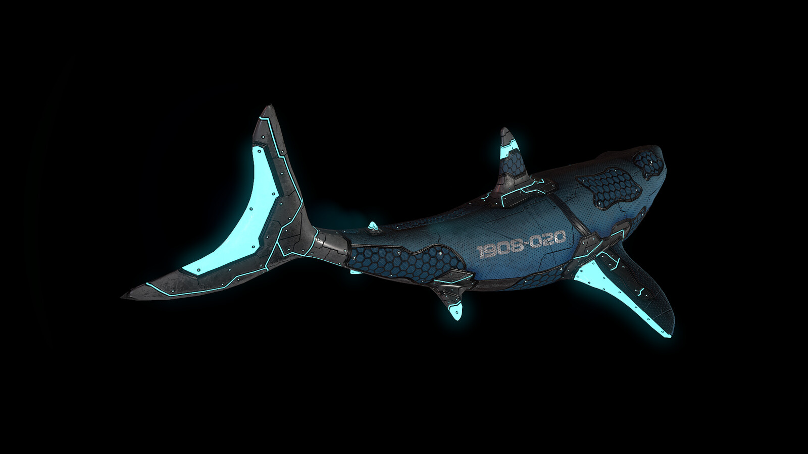 Quentin - Neon-Mecha Shark