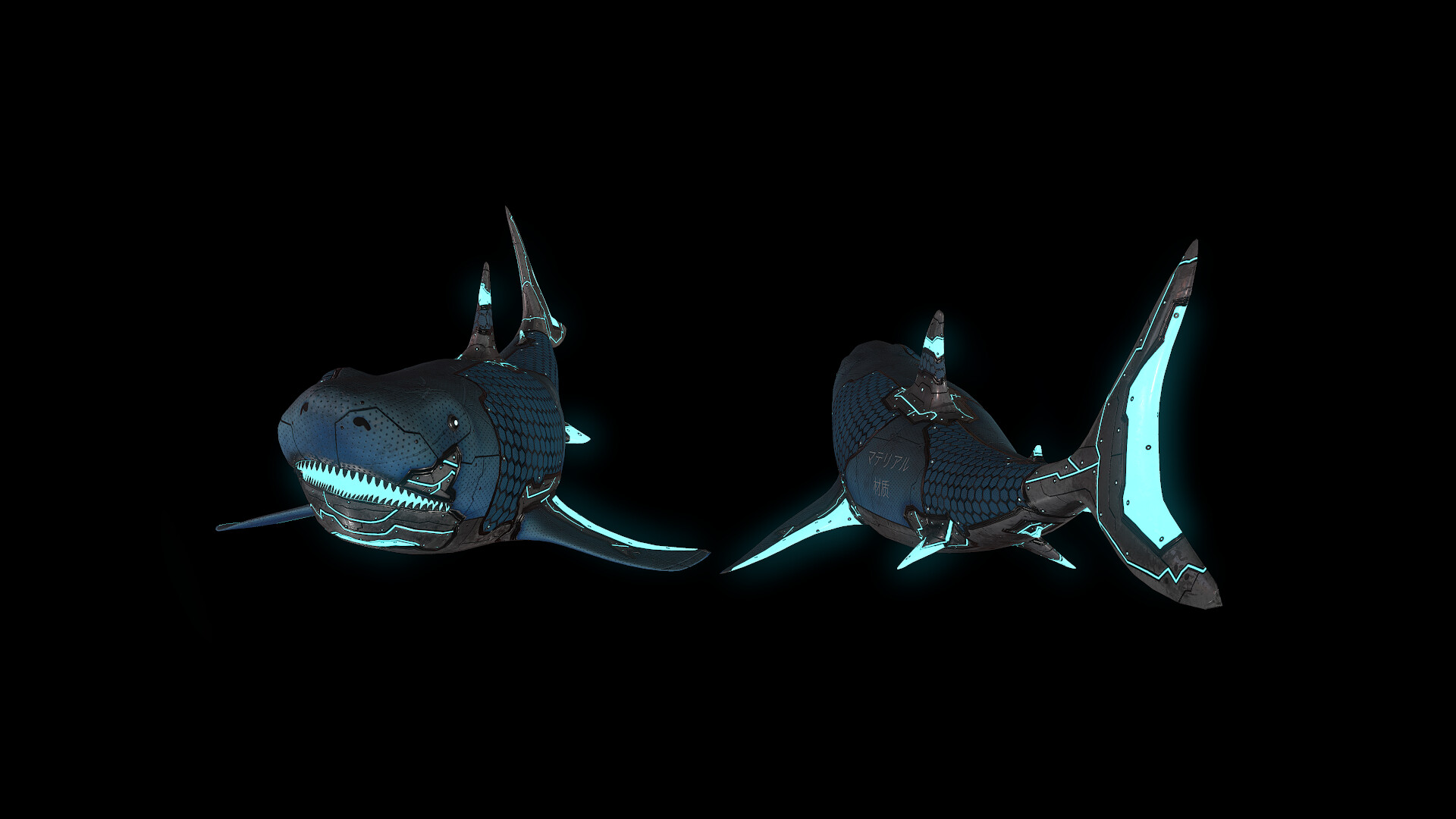 Quentin - Neon-Mecha Shark