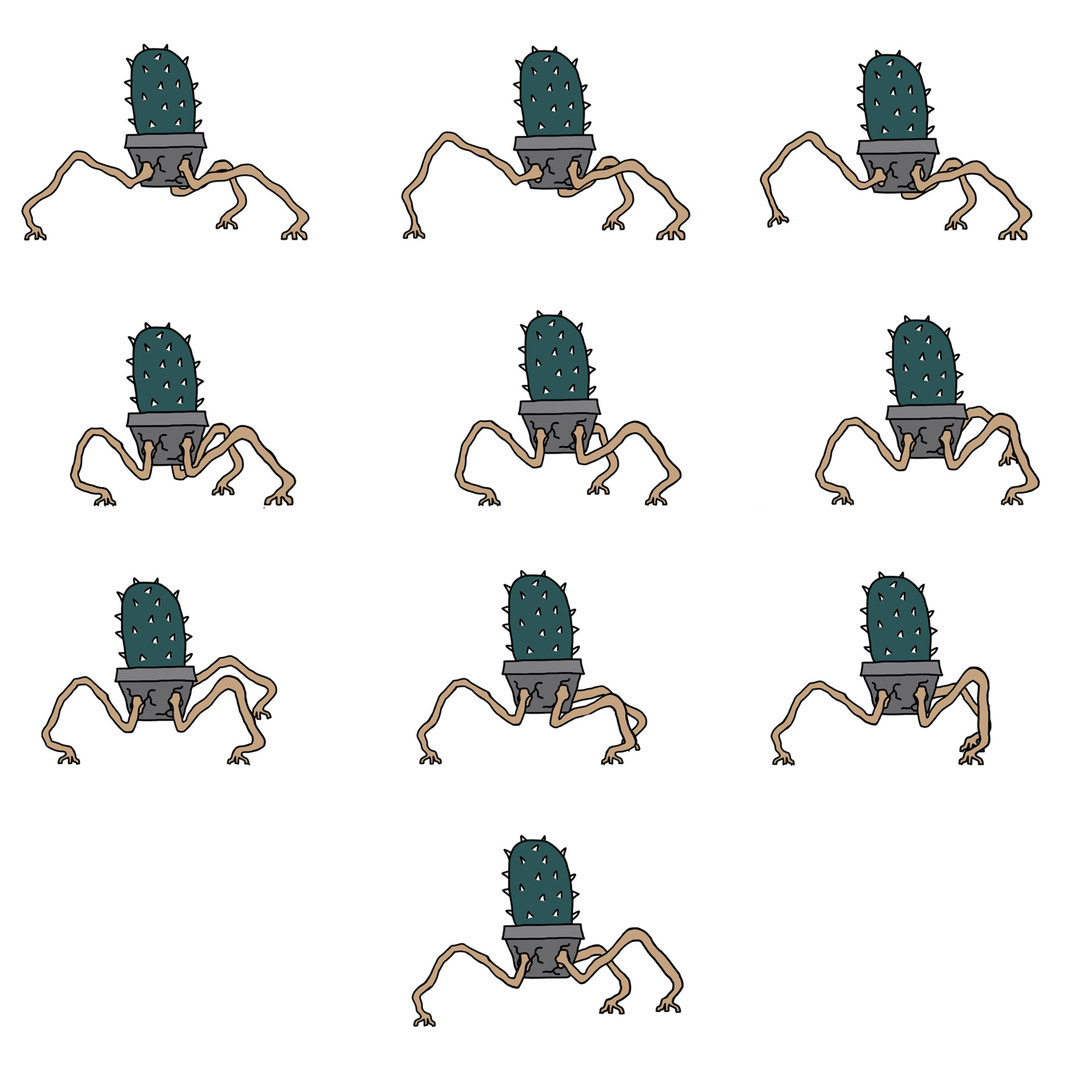 ArtStation - Cactus - Minion Enemy