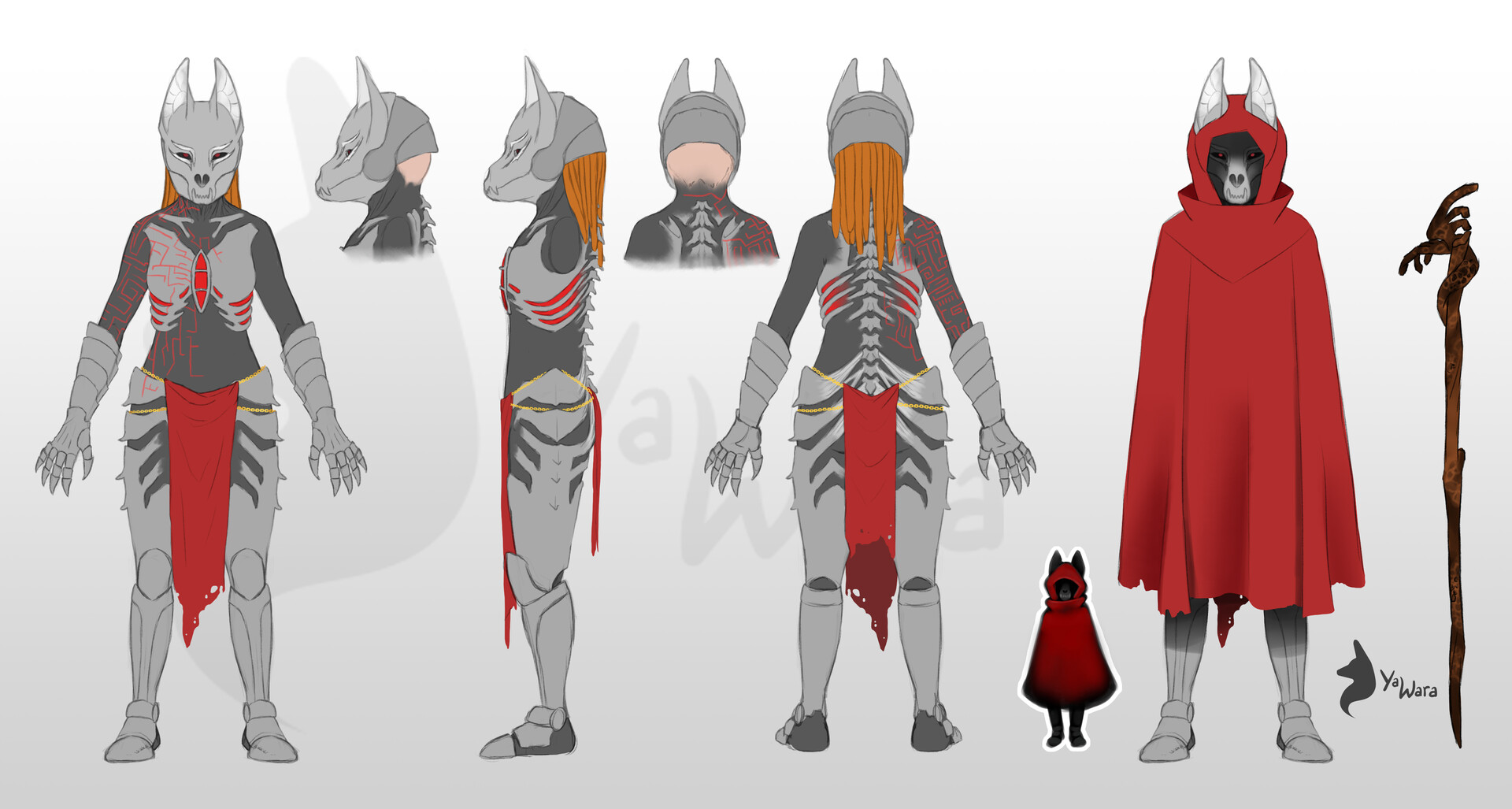 ArtStation - Dukhann, the Jackal (ref sheet)