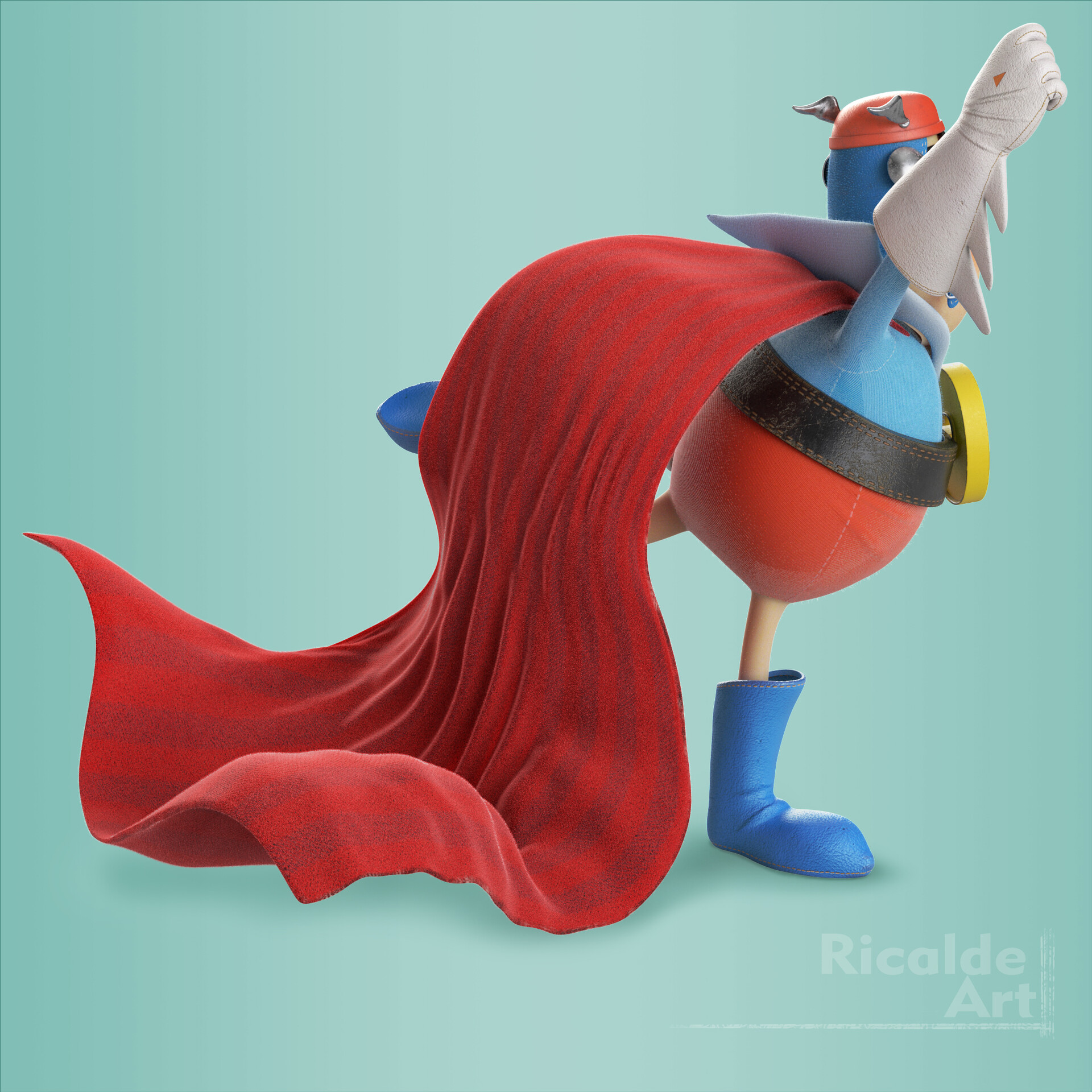 Angel Ricalde - Corporal Capeman Fan Art