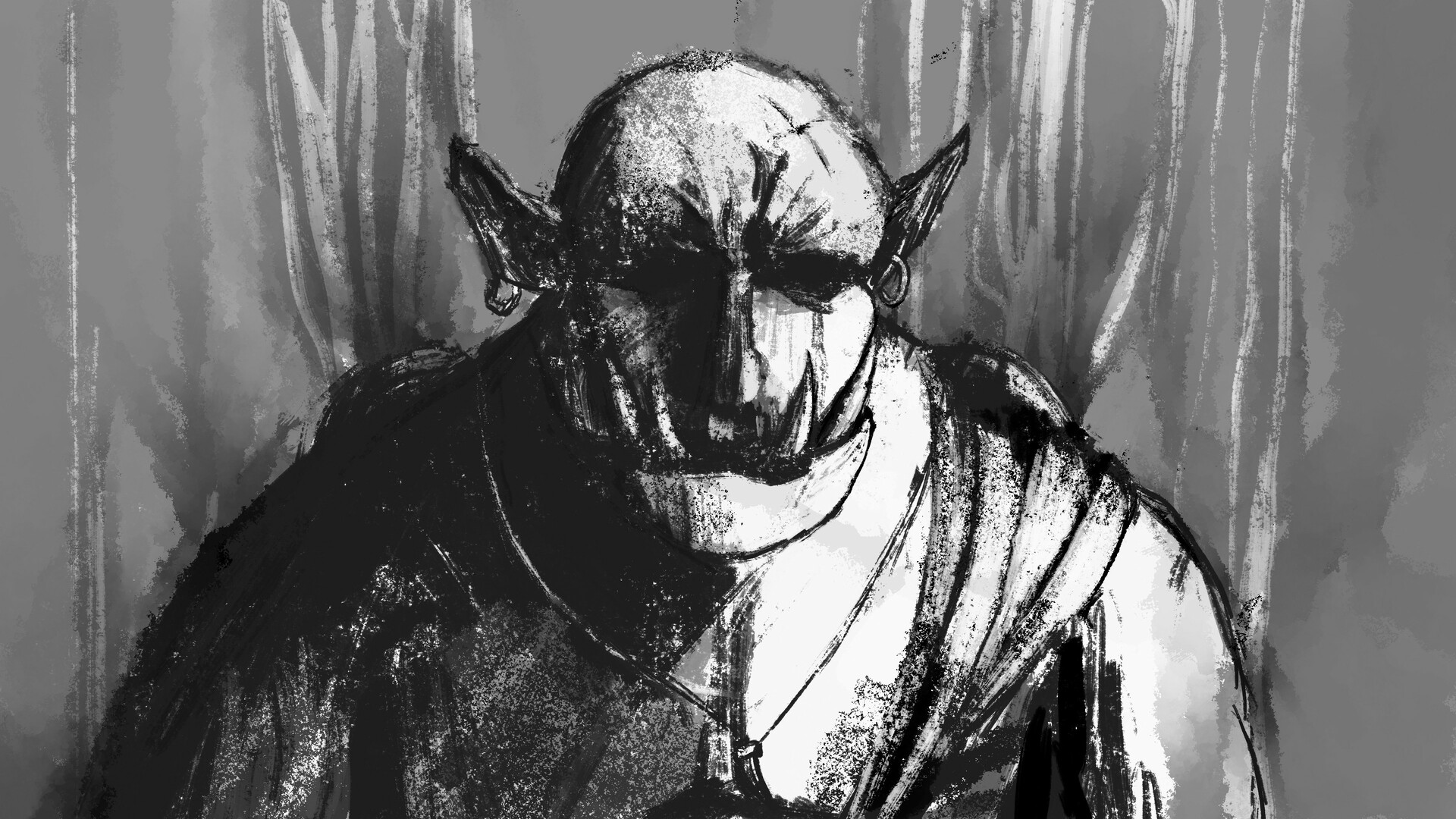 James Jiang - Warboss Gold Jaw concept art