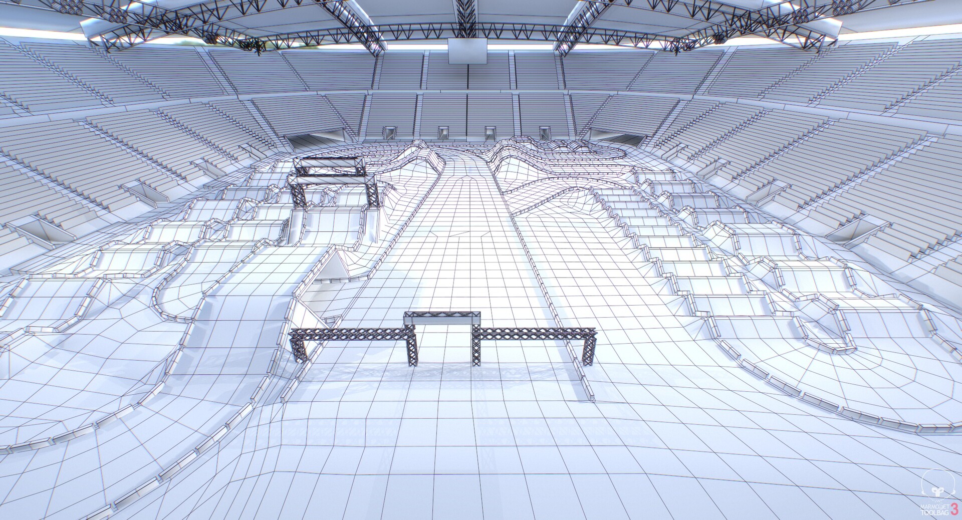 OpticalDreamSoft - Dirt Cross Stadium Race Track 3D model