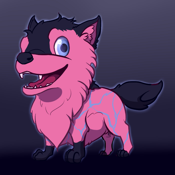 ArtStation - Bubblegum Wolf