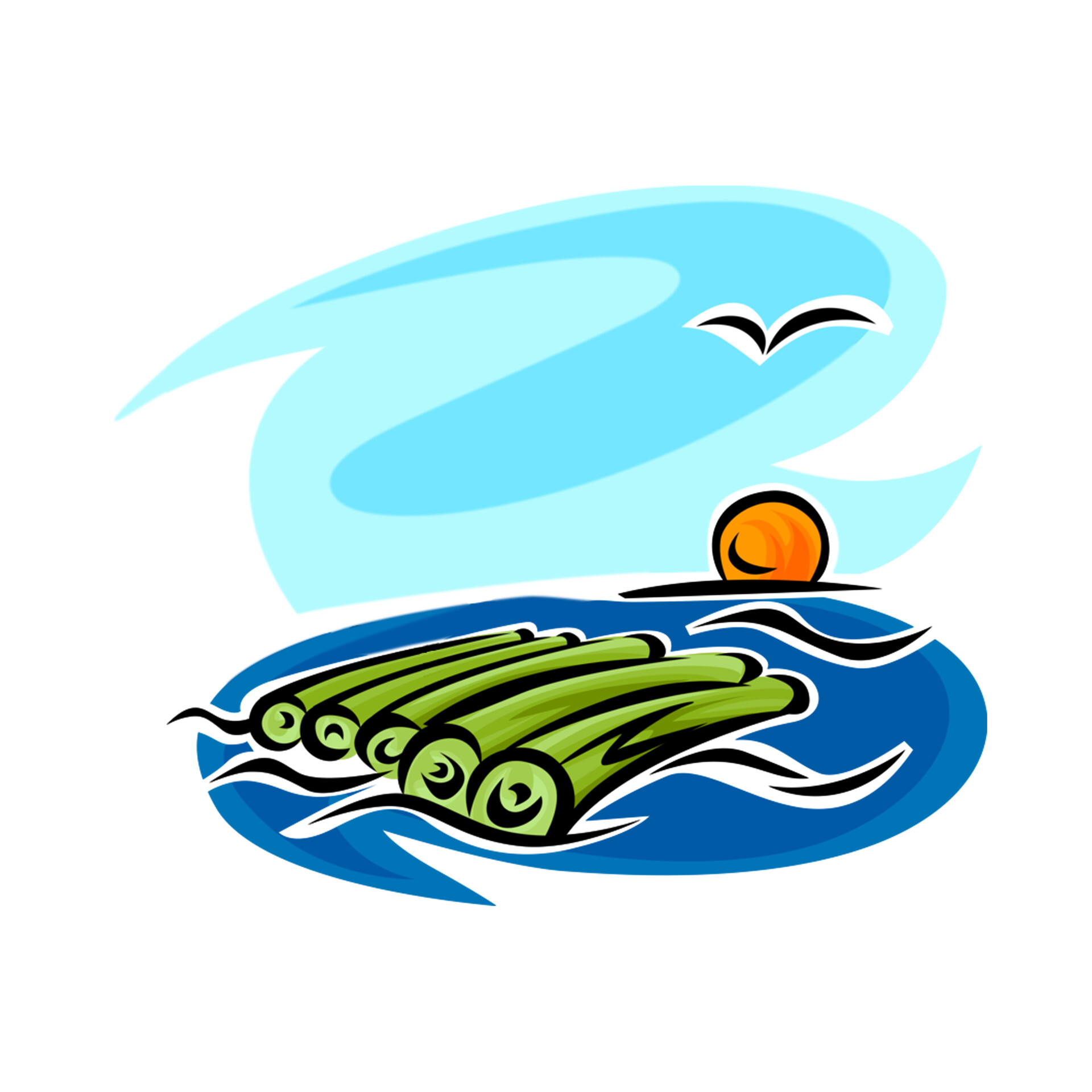 ArtStation - Bamboo Raft