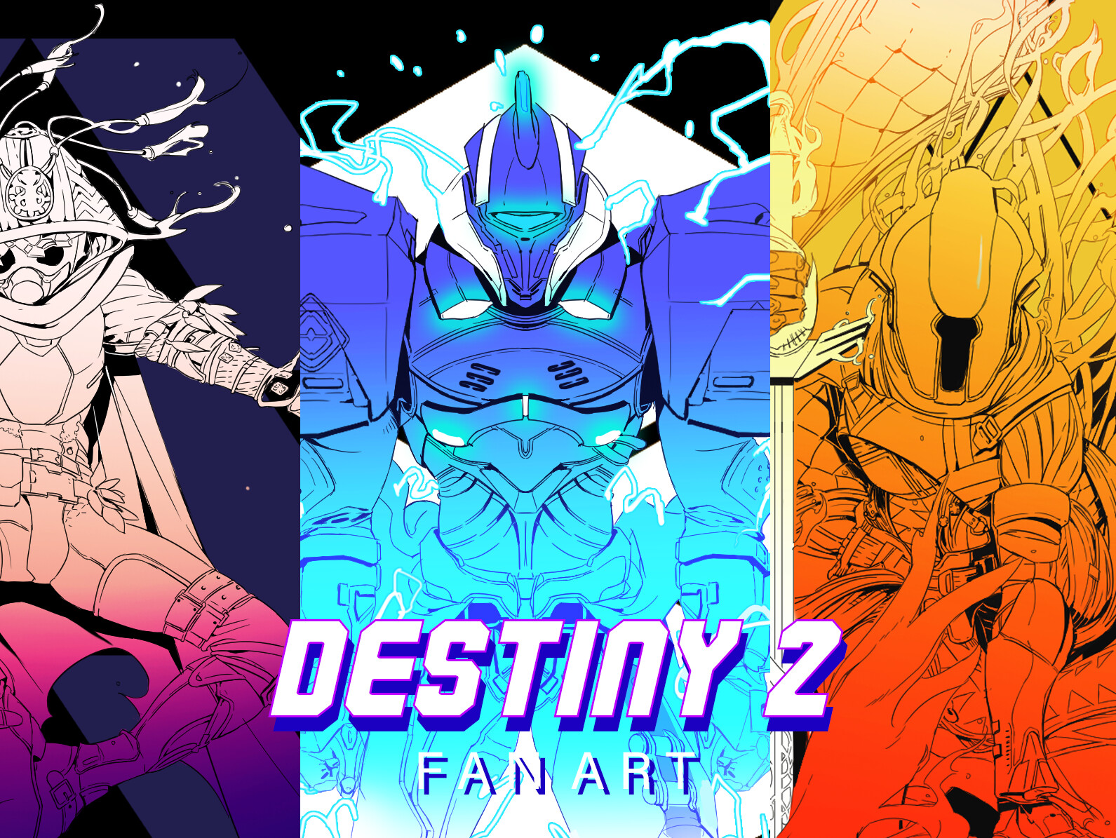 ArtStation - destiny2 /fan art/Guardians