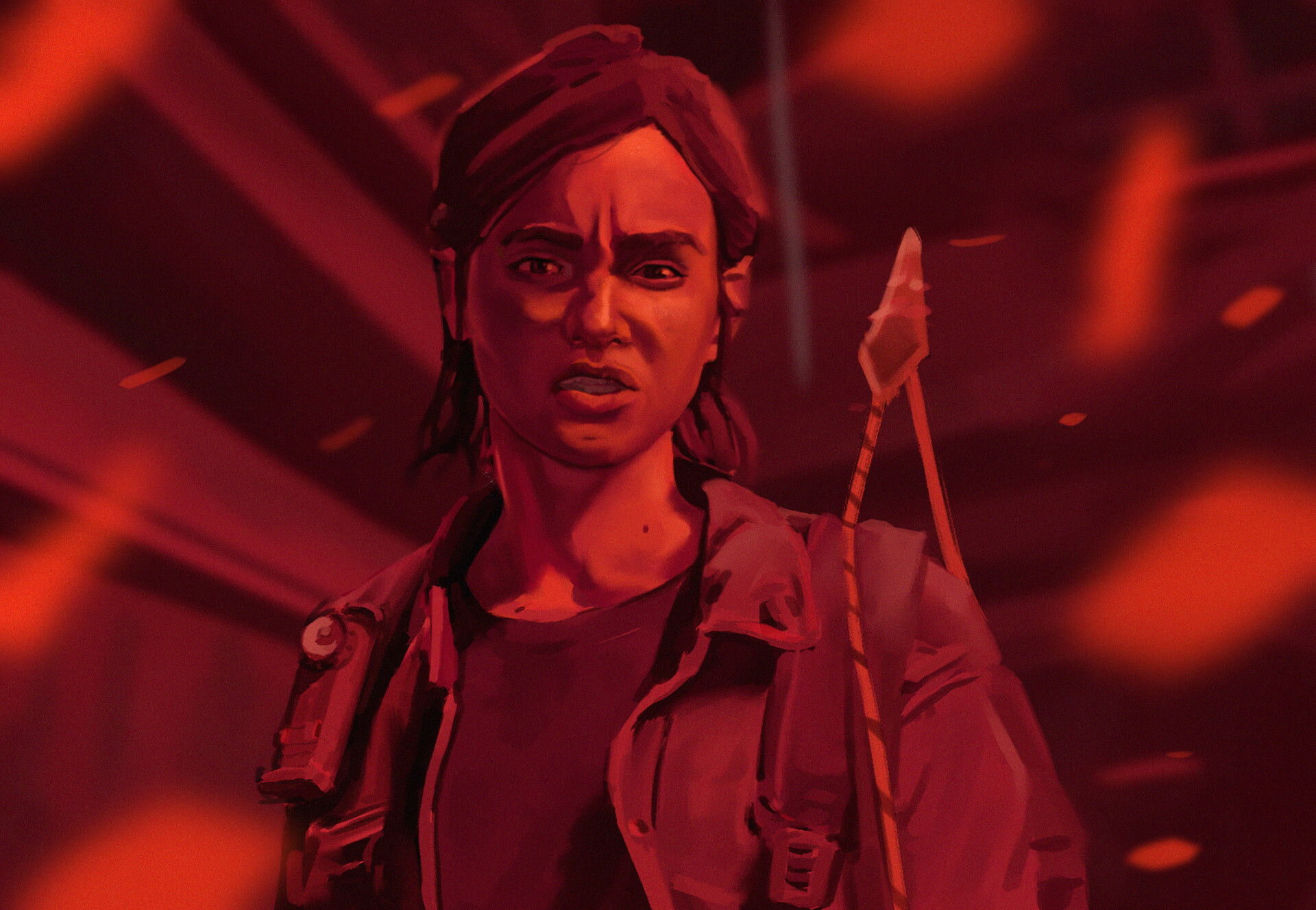 ArtStation - Ellie - TLOU2 Fan art