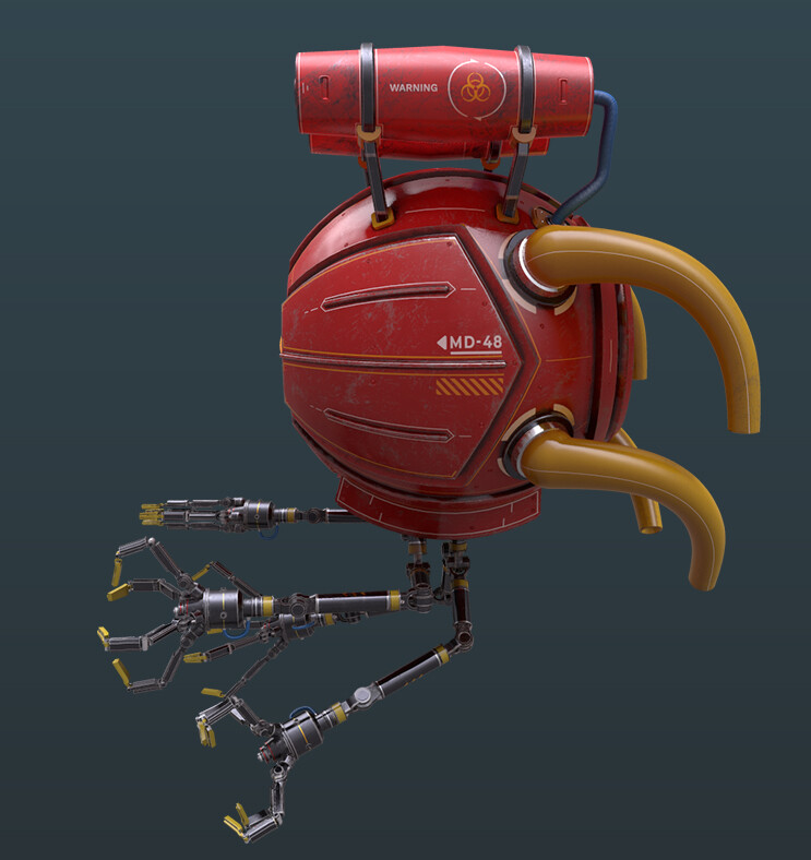 ArtStation - Flying droid