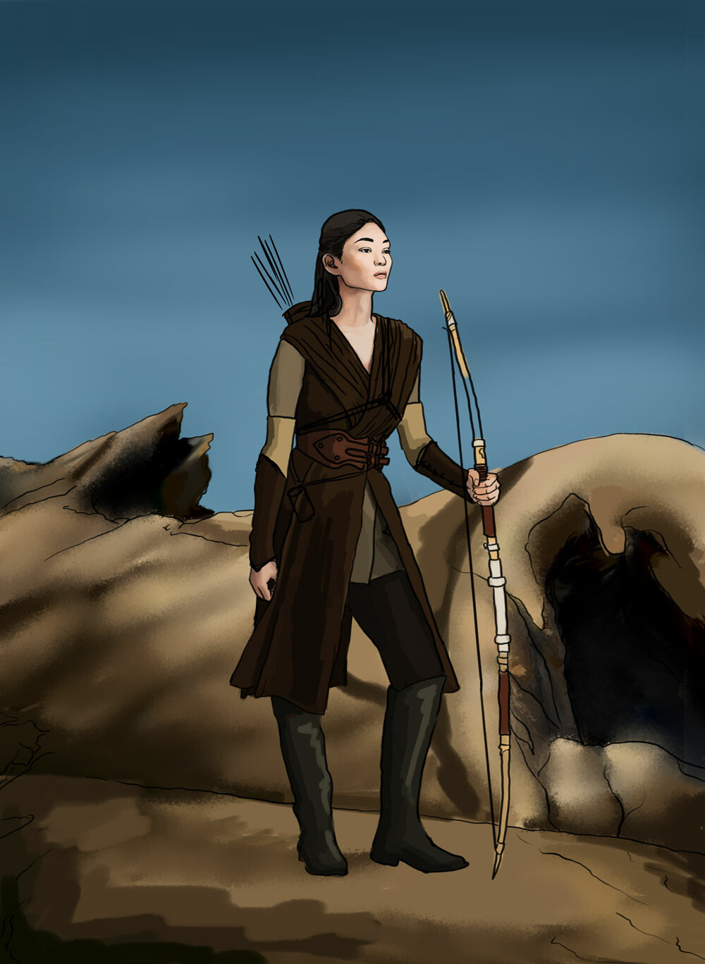 ArtStation - Female Archer