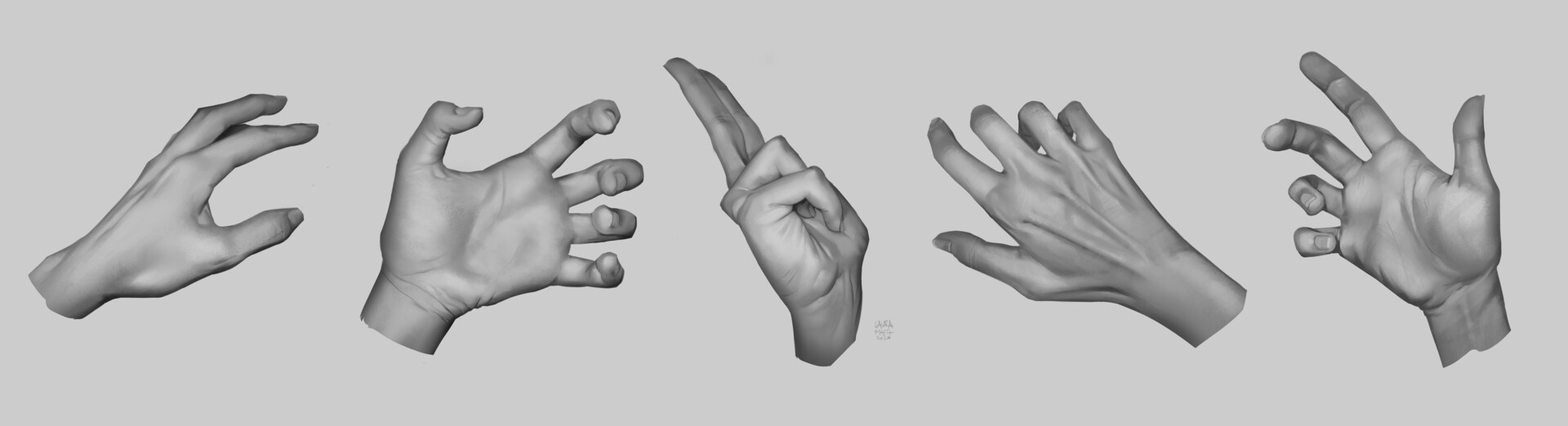 ArtStation - Hands studies