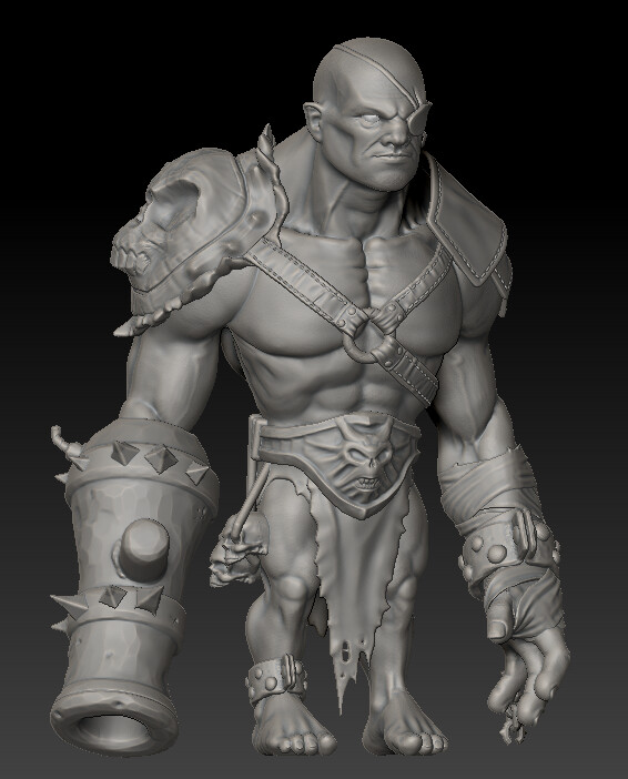 ArtStation - Fantasy Pirate Giant (work in progress)
