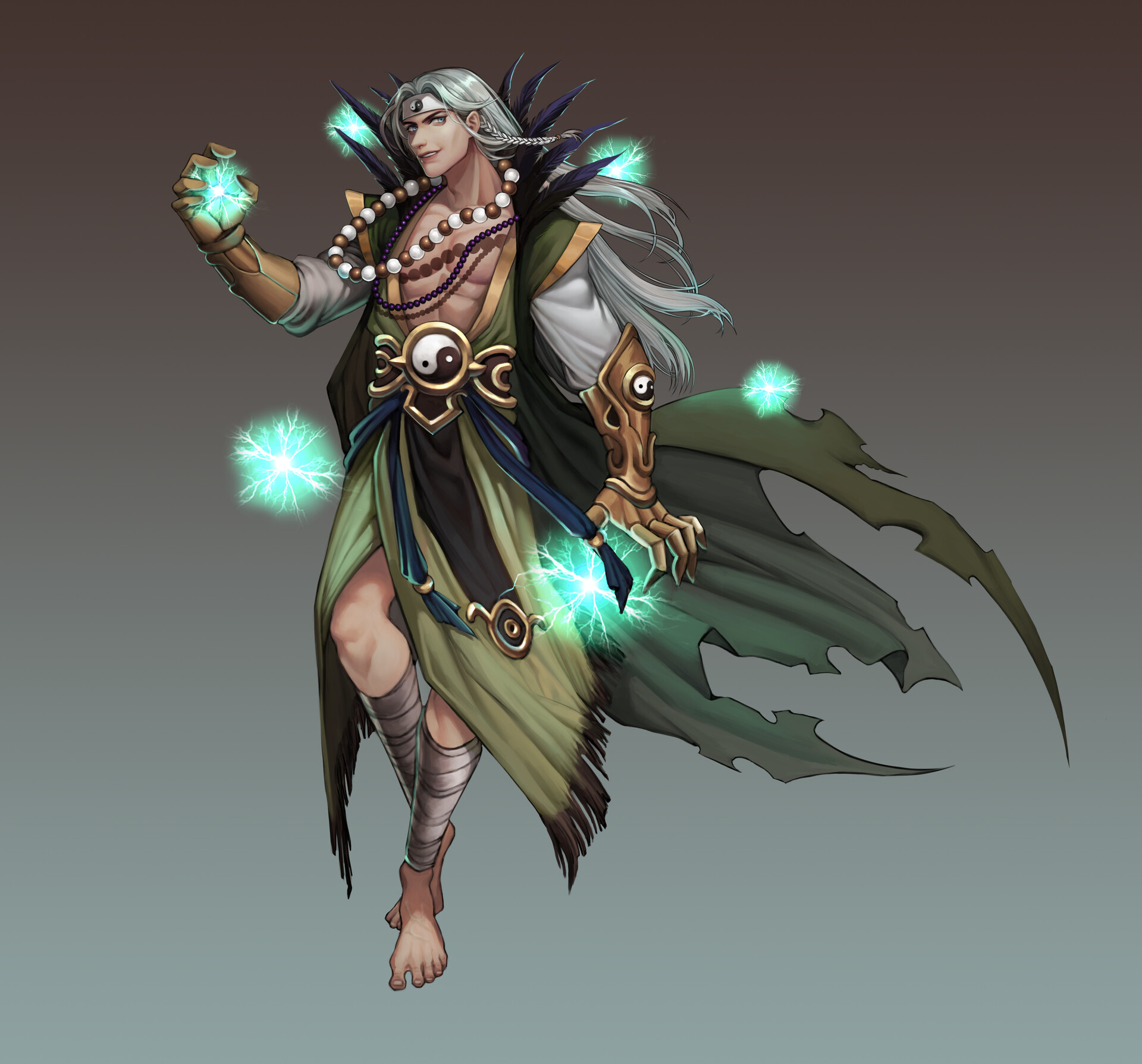 ArtStation - the god of thunder