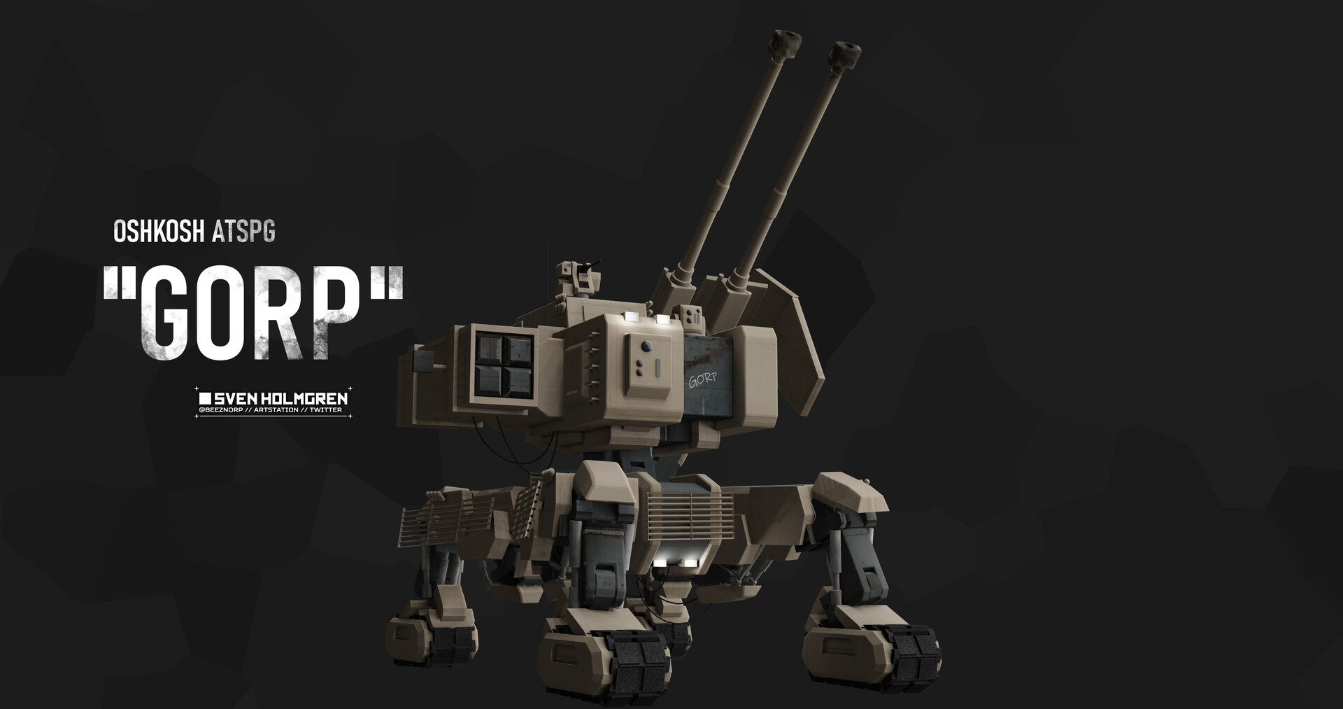 ArtStation - Artillery Mech