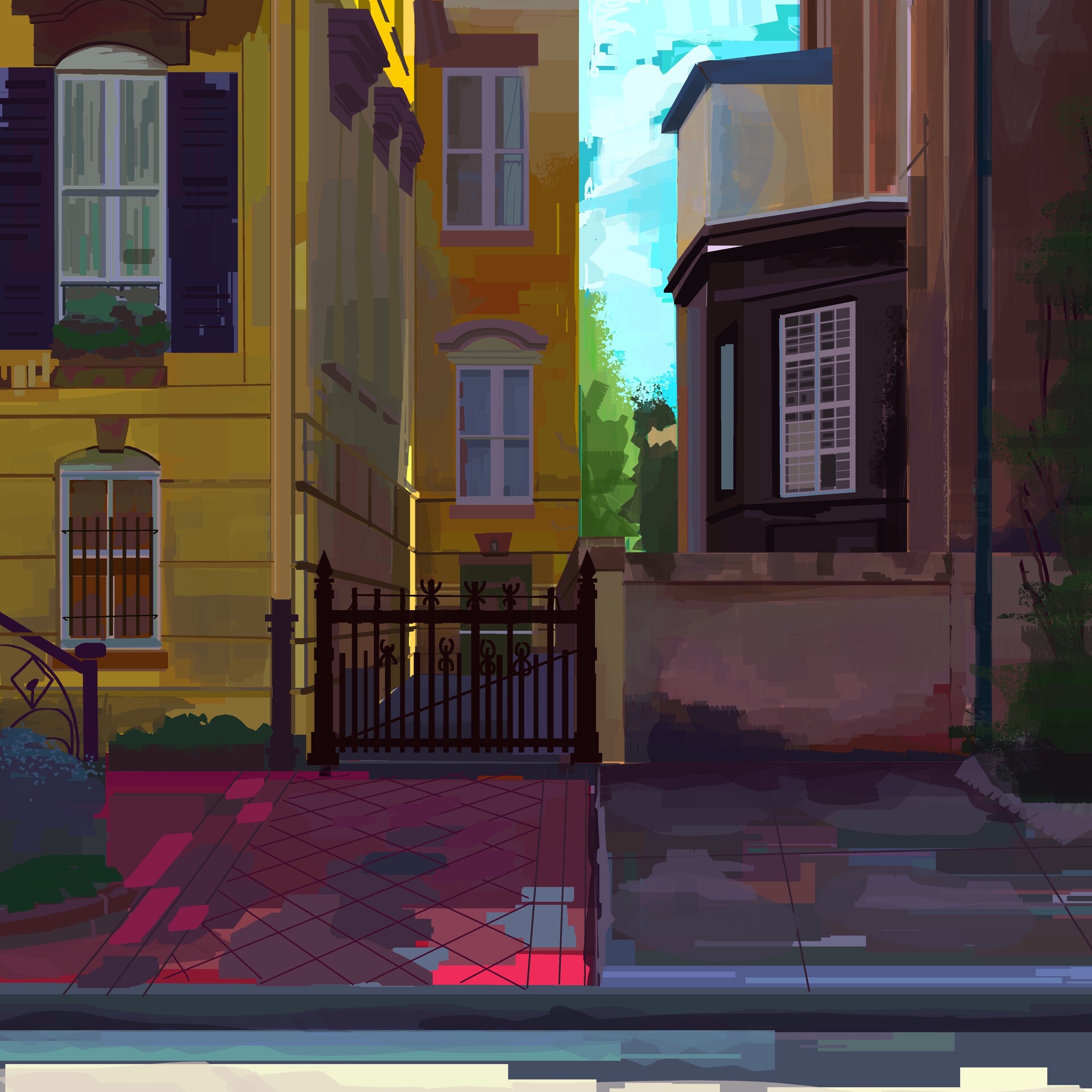 ArtStation - Cityscape study