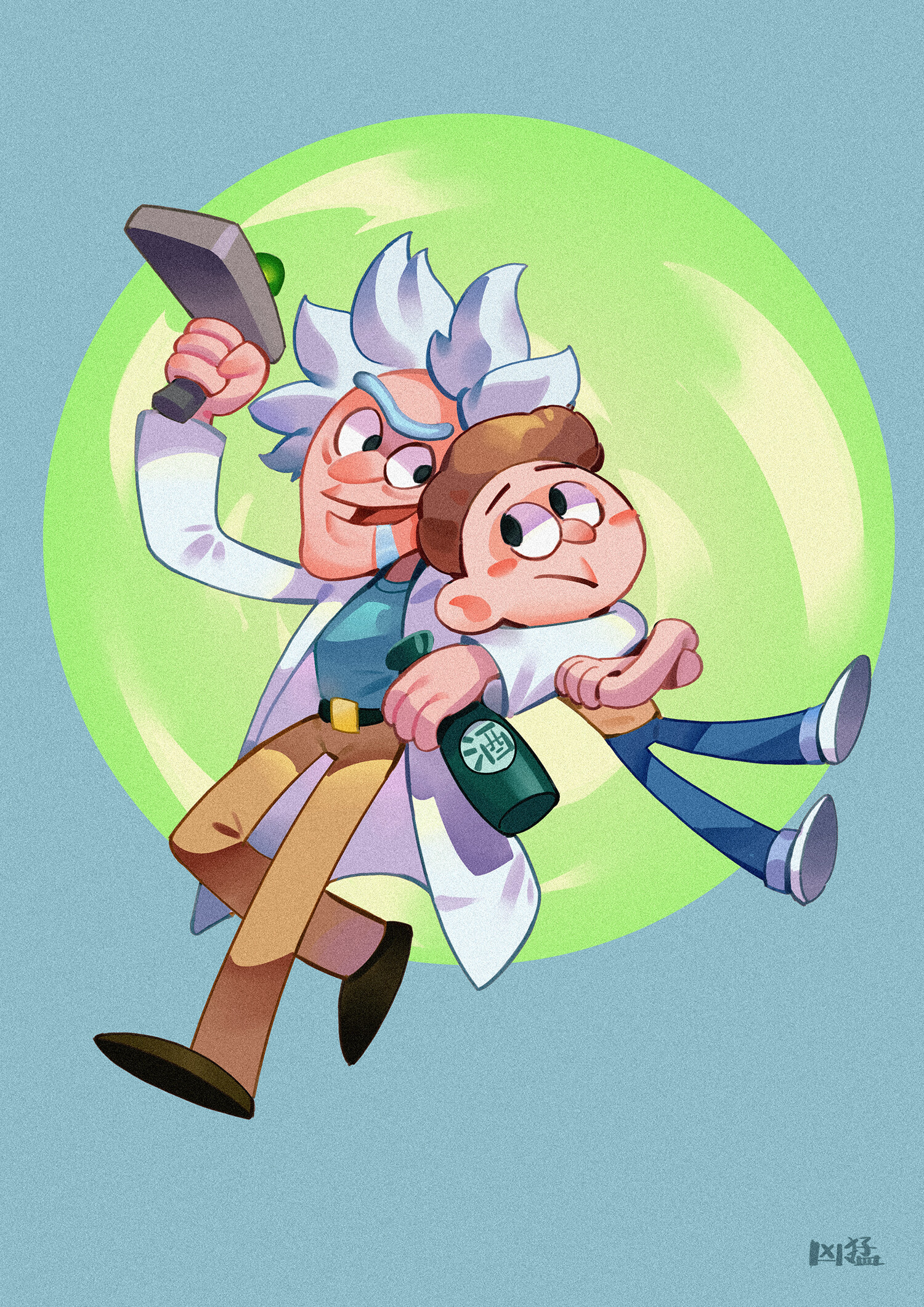 ArtStation - rick and morty
