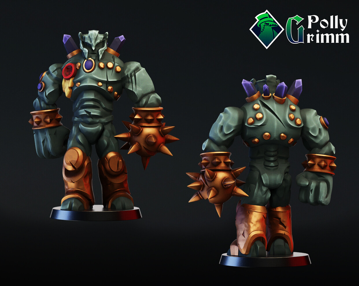 ArtStation - Tabletop miniature. Golem