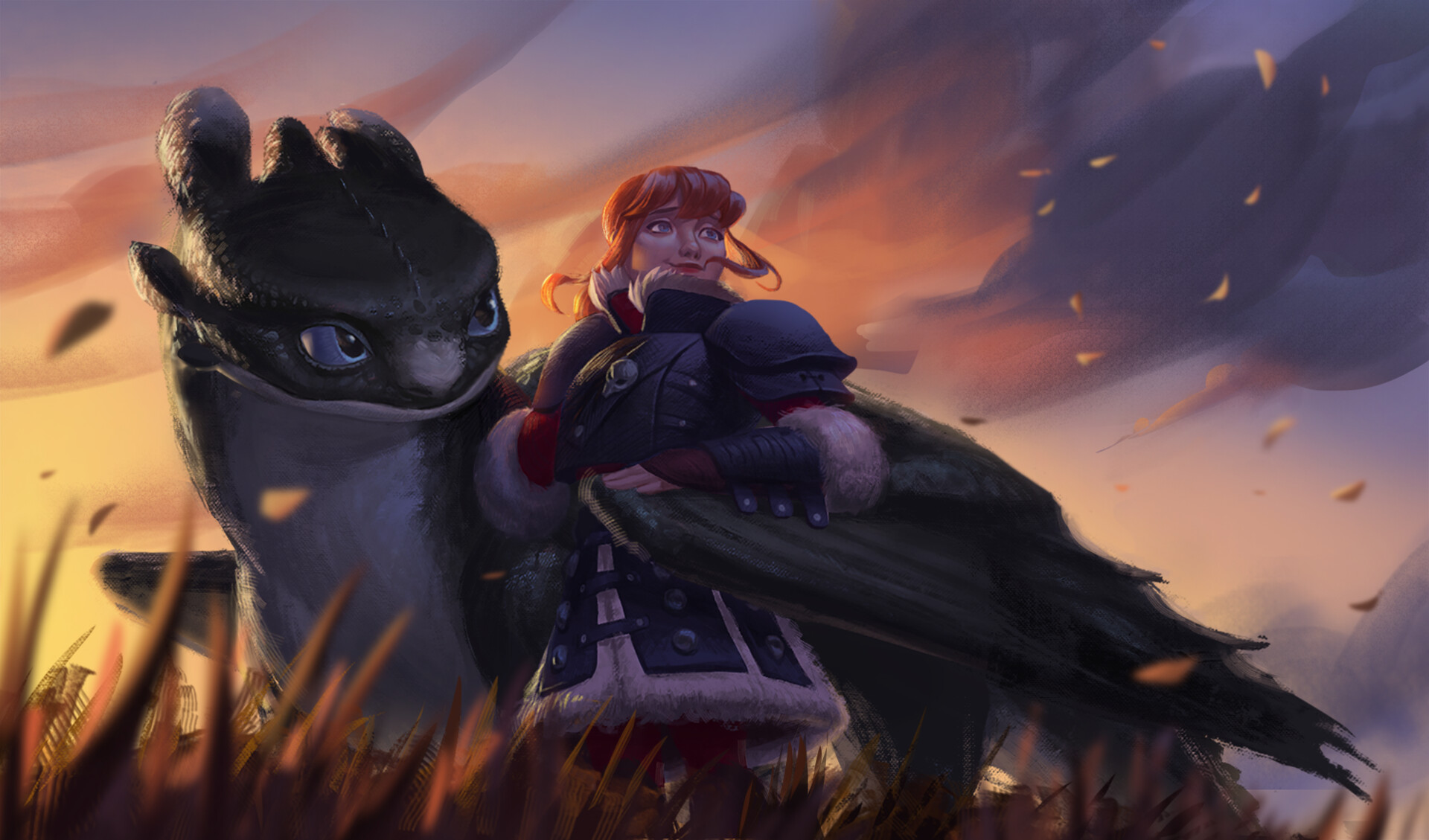Khanh Pham - The goodbye _ HTTYD fanart