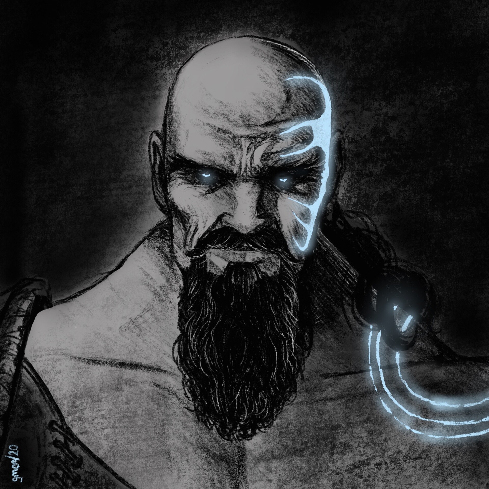 ArtStation - God of Lightning/sketch