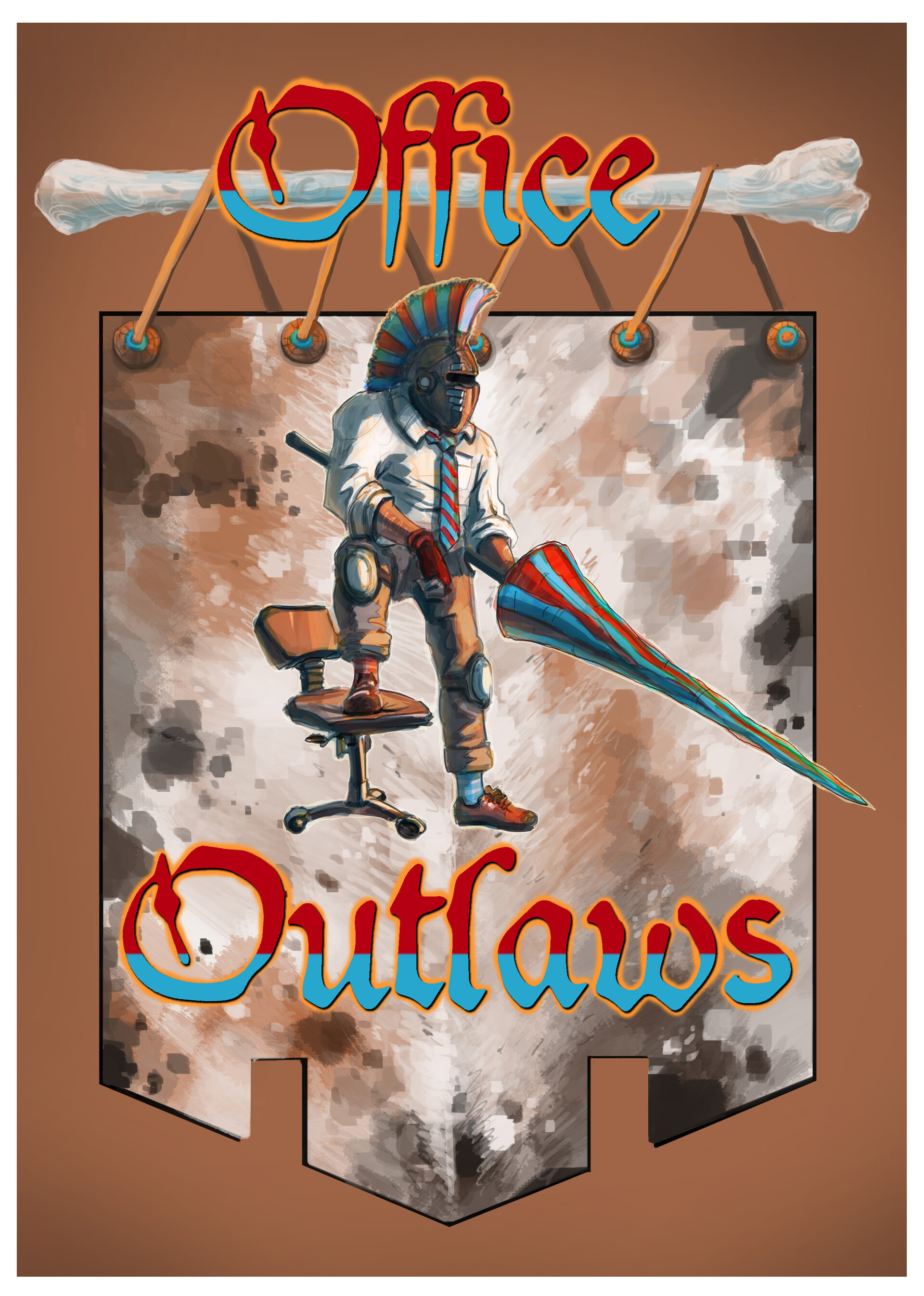 ArtStation - Office Outlaws Poster