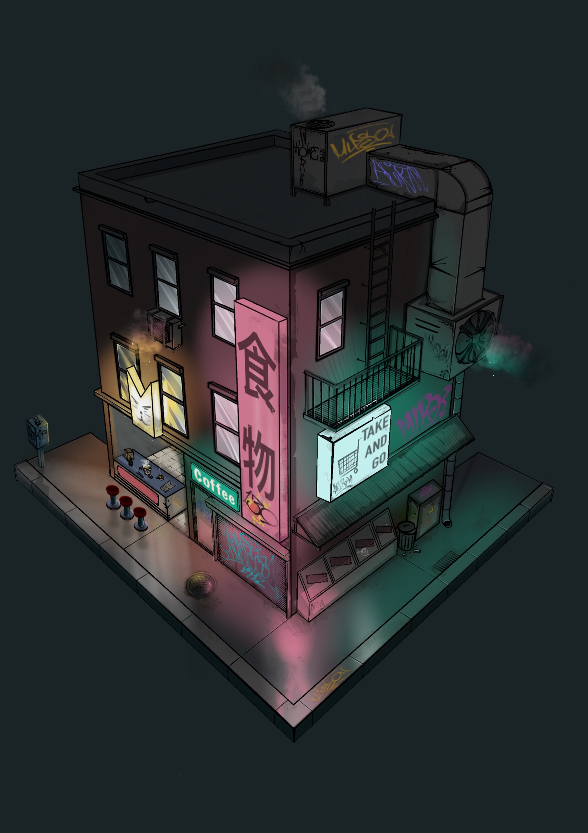 ArtStation - Concept art 1 Procreate artwork