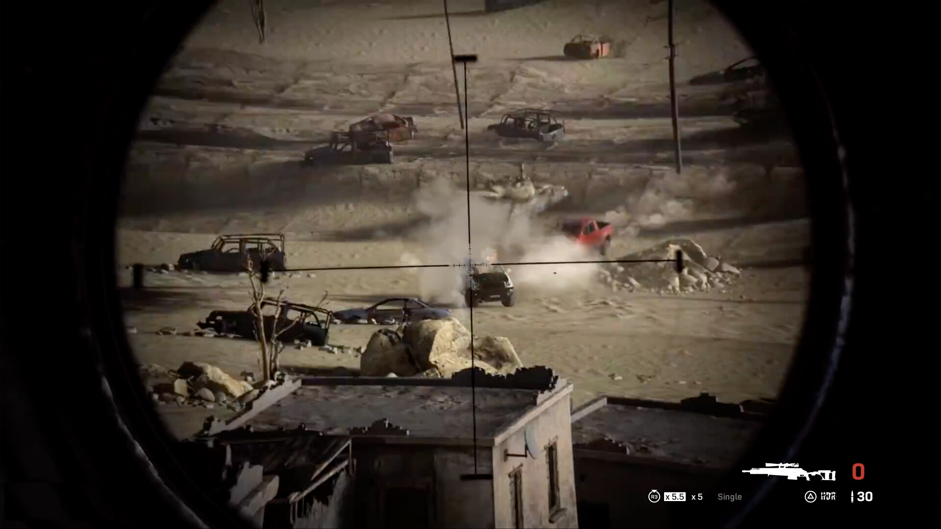 Dmytro Sarapulov - Military shooter – Menu & HUD concept