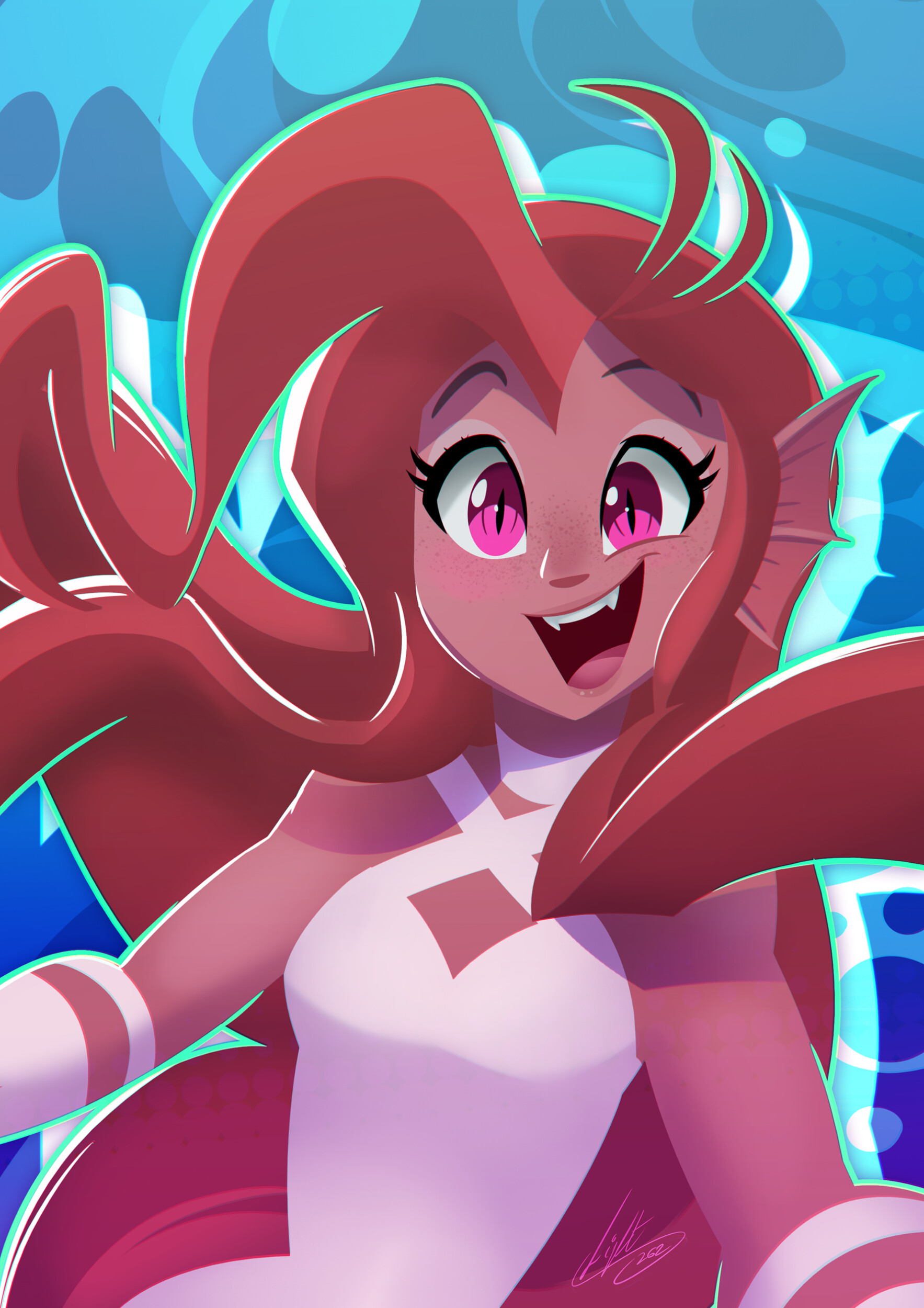 ArtStation - Mezma - Wubcake original character by Light_Artist