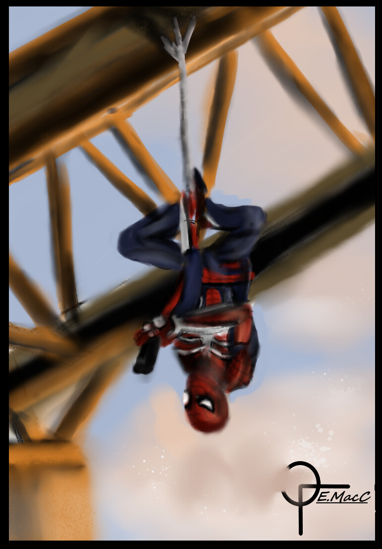 ArtStation - Chilling Out ( spider man ps4 )