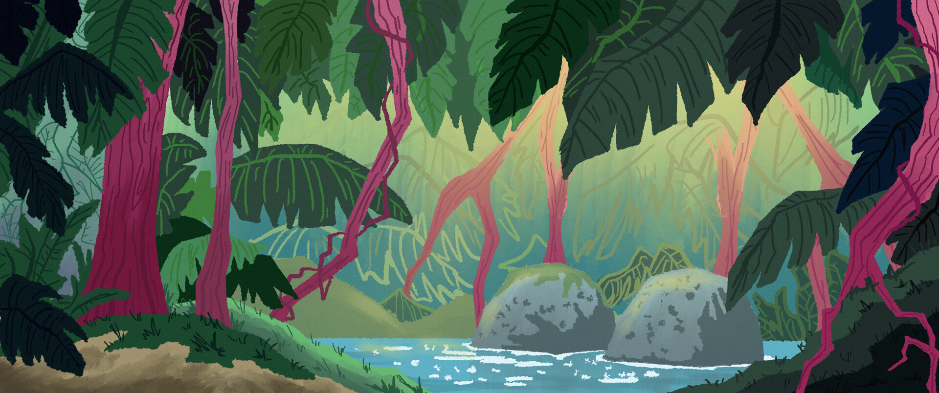 ArtStation - Deep into The Jungle