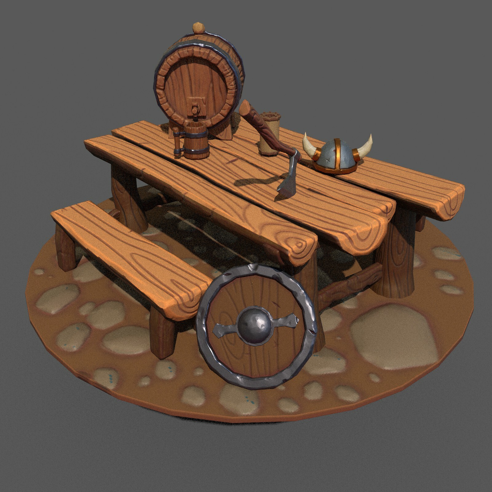 Duke Tran - Stylized Viking Vignette