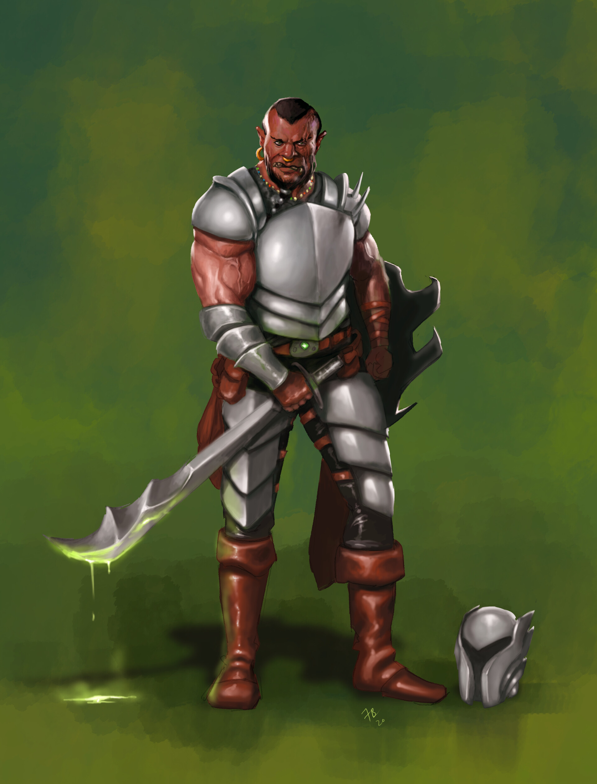 ArtStation - Half Orc character