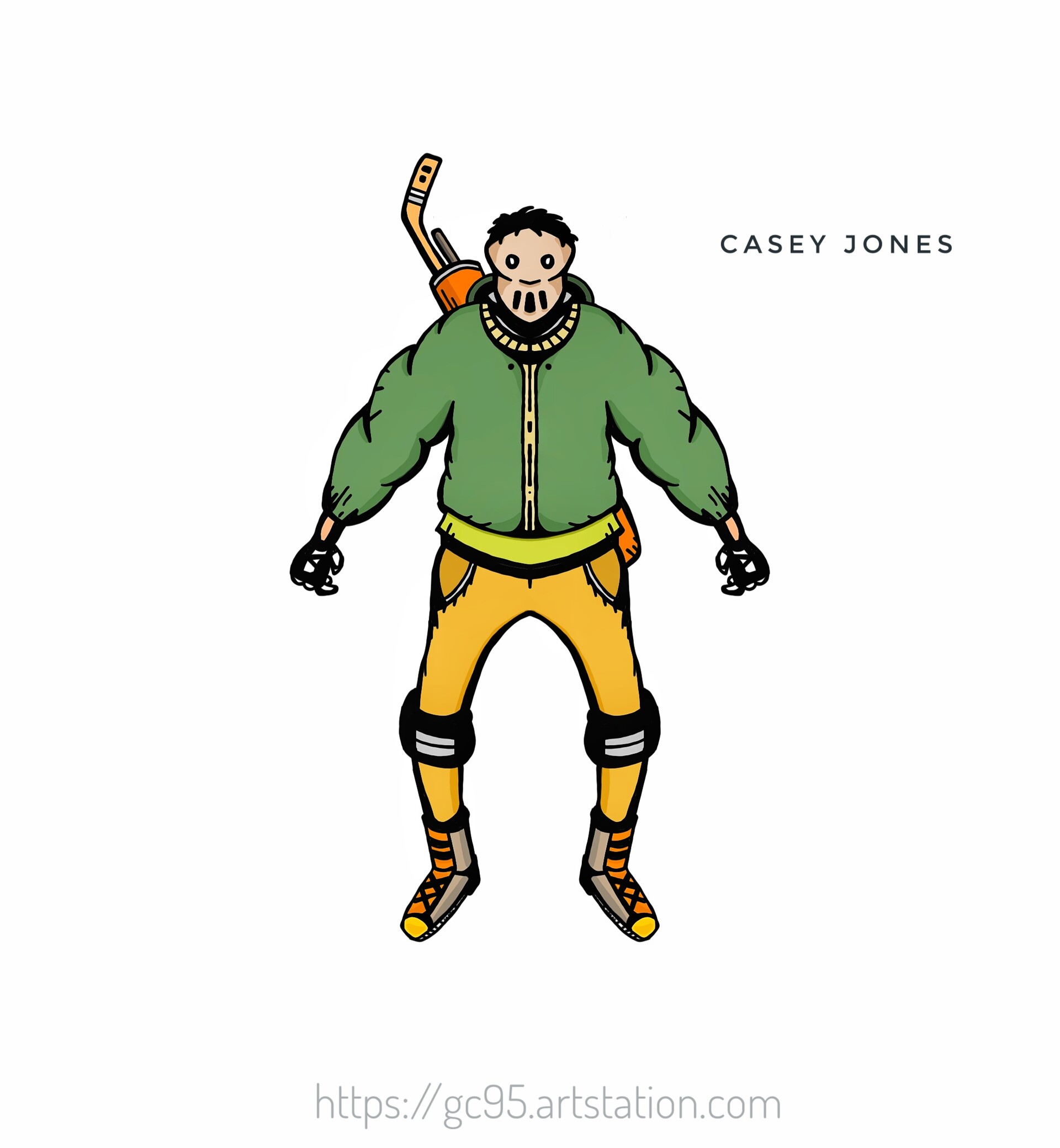 ArtStation - Casey Jones (TMNT)